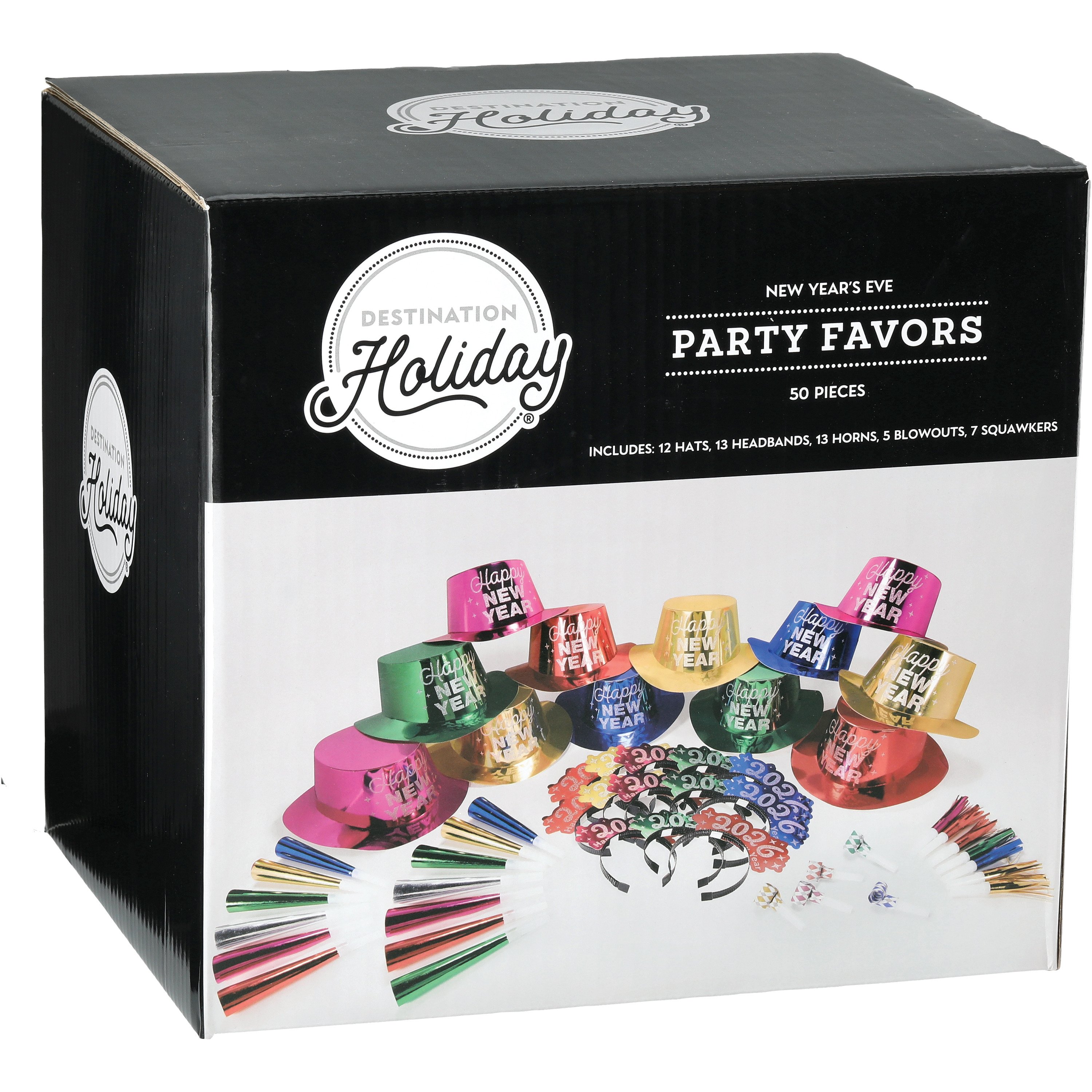 Destination Holiday New Year's Eve 25-Person Party Kit - Multi-color ...