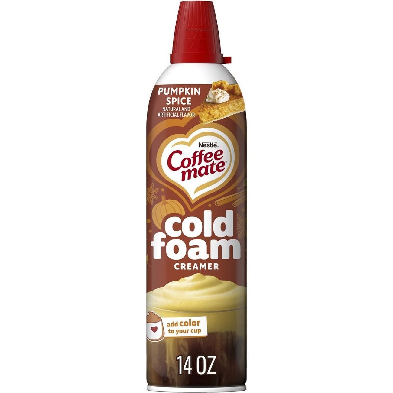 Nestle Coffee Mate Cold Foam Creamer - Pumpkin Spice - Shop Coffee ...