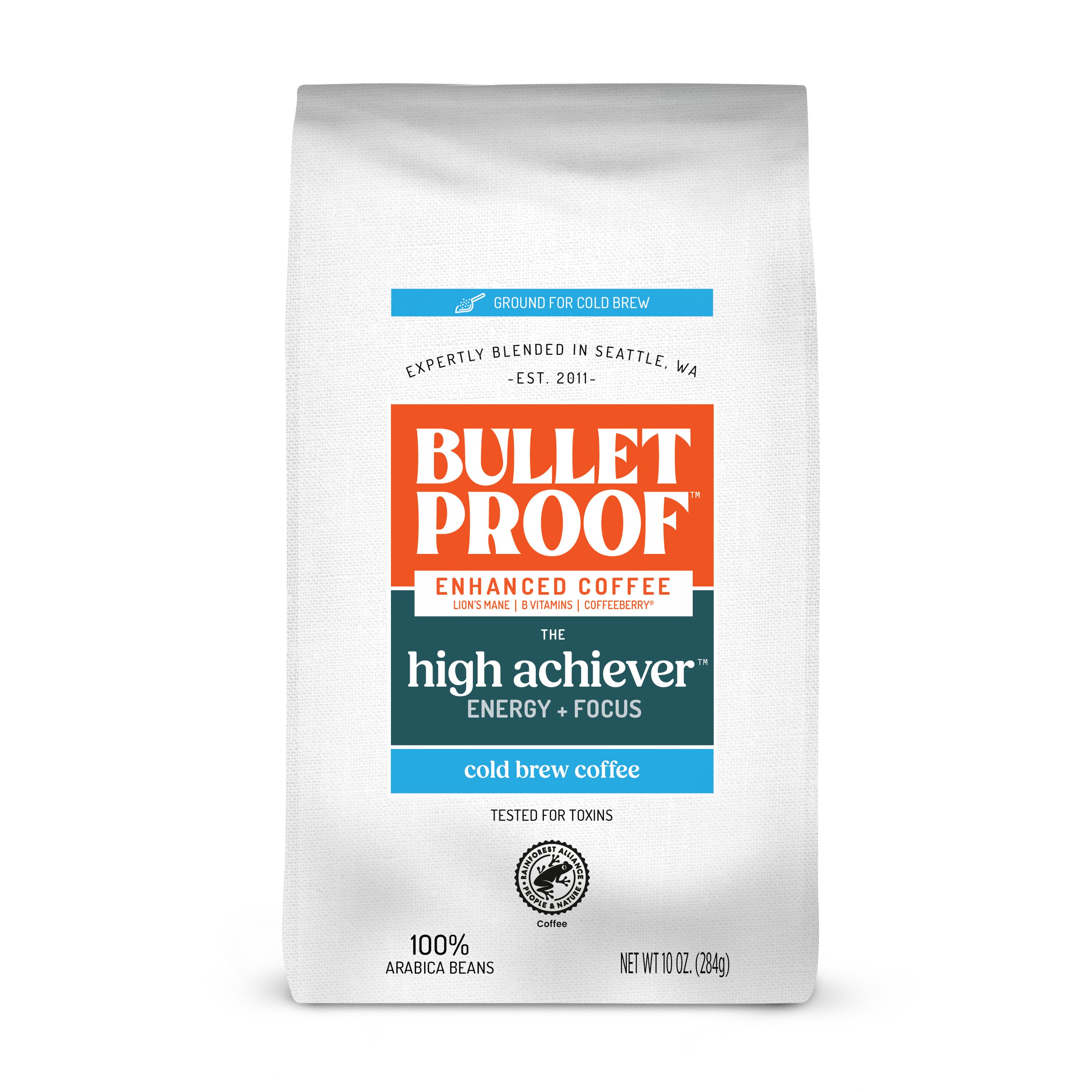 Bulletproof The High Achiever Medium Roast Cold Brew Ground Coffee ...