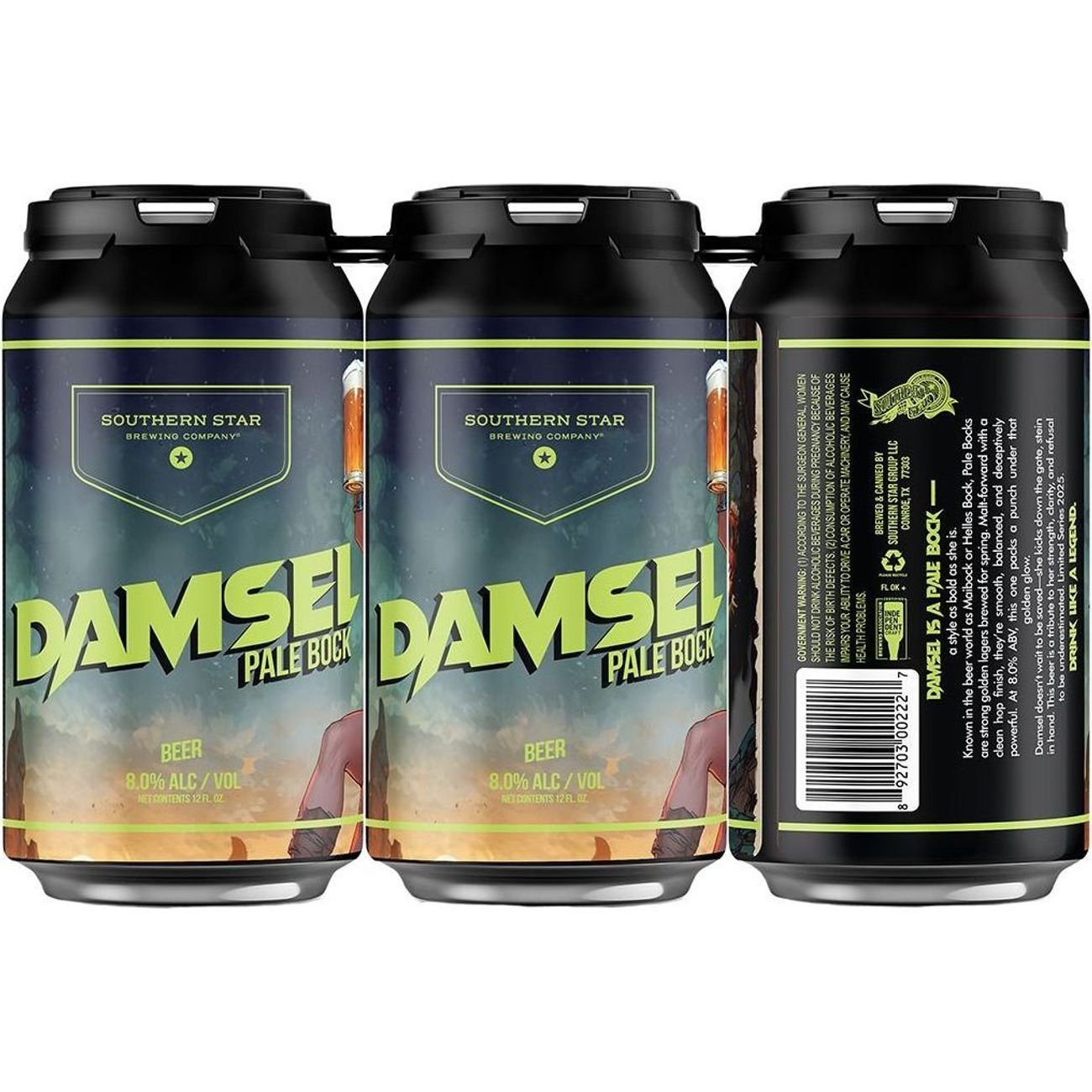 Southern Star Damsel Pale Bock Craft Beer 6 pk Cans - Shop Beer at H-E-B