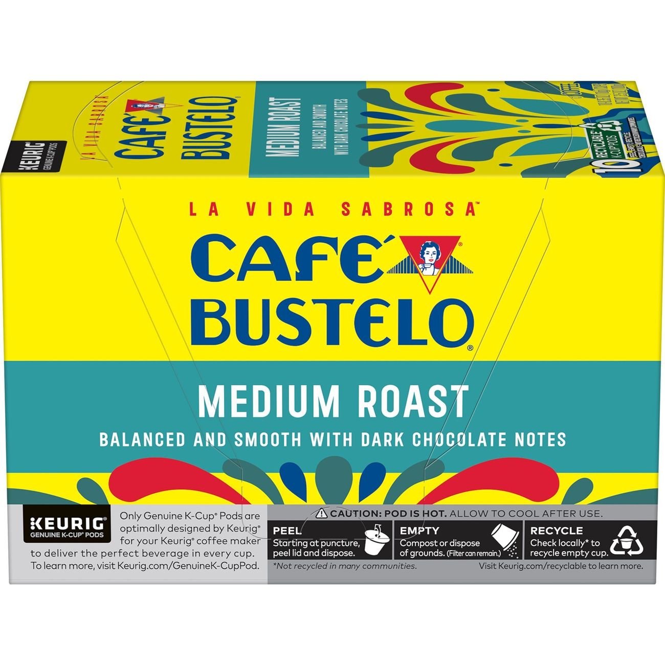 Cafe Bustelo Medium Roast Single Serve Coffee K Cups - Shop Coffee at H-E-B