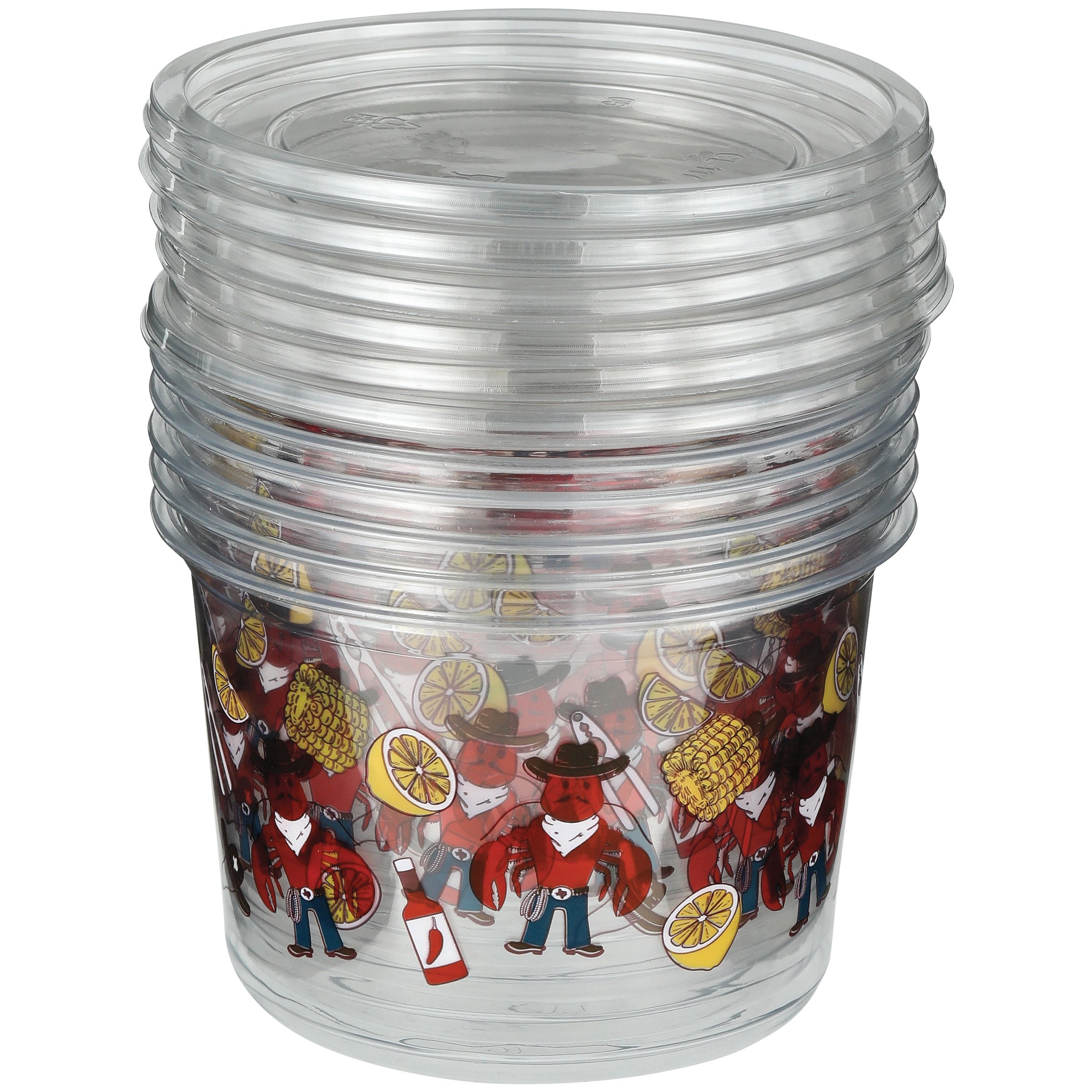 Destination Holiday Cowboy Crawfish Containers with Lids - Shop ...
