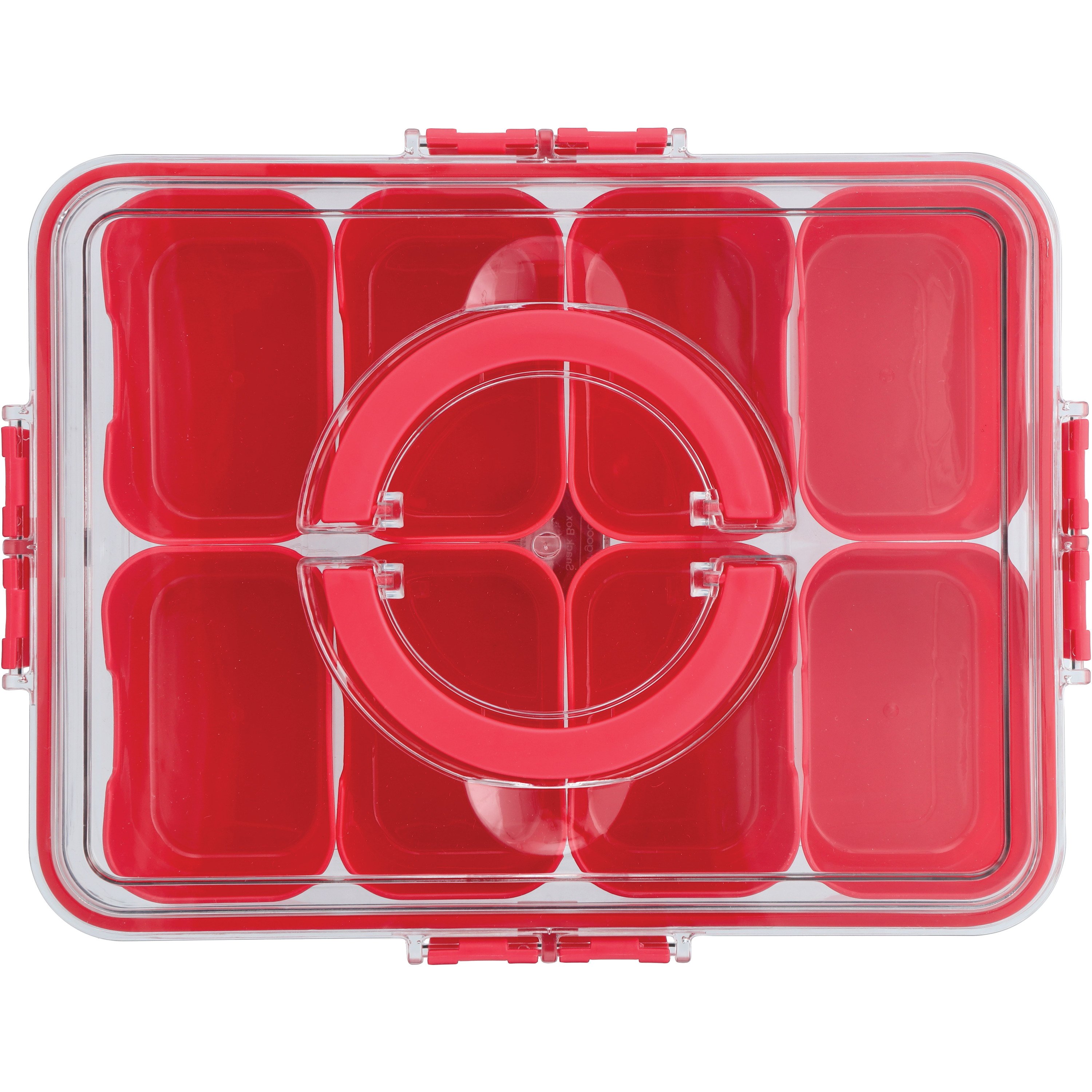 our goods 8 Section Snack Box - Red - Shop Food storage at H-E-B