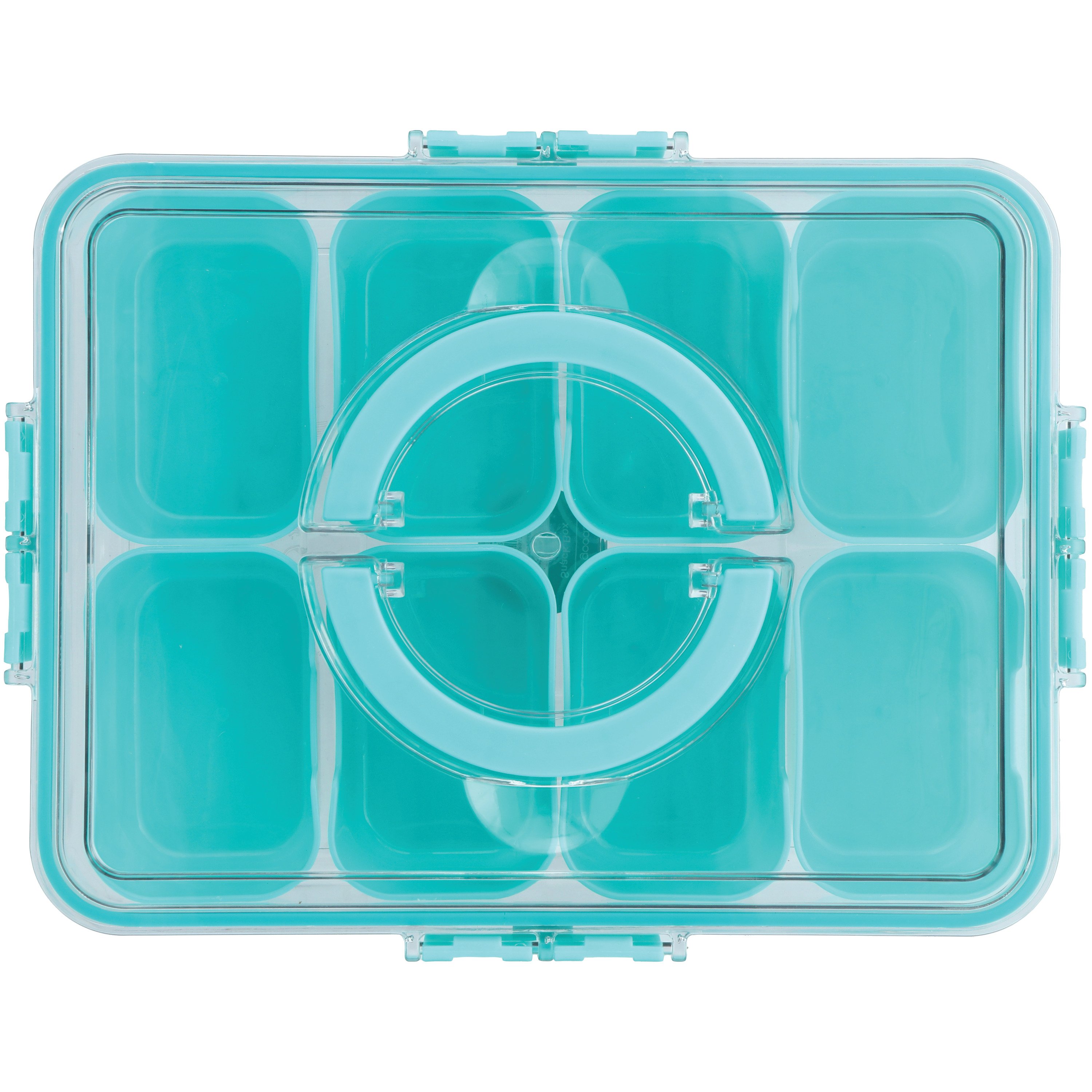 our goods 8 Section Snack Box - Teal - Shop Food storage at H-E-B