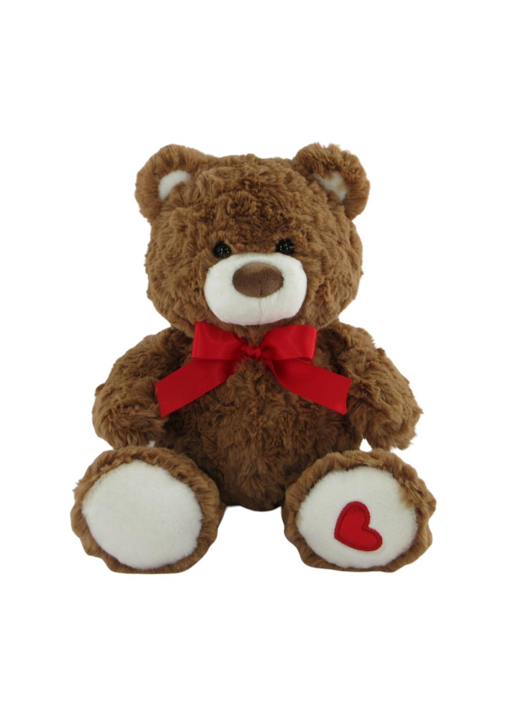Destination Holiday Teddy Bear Valentine's Plush - Dark Brown - Shop ...