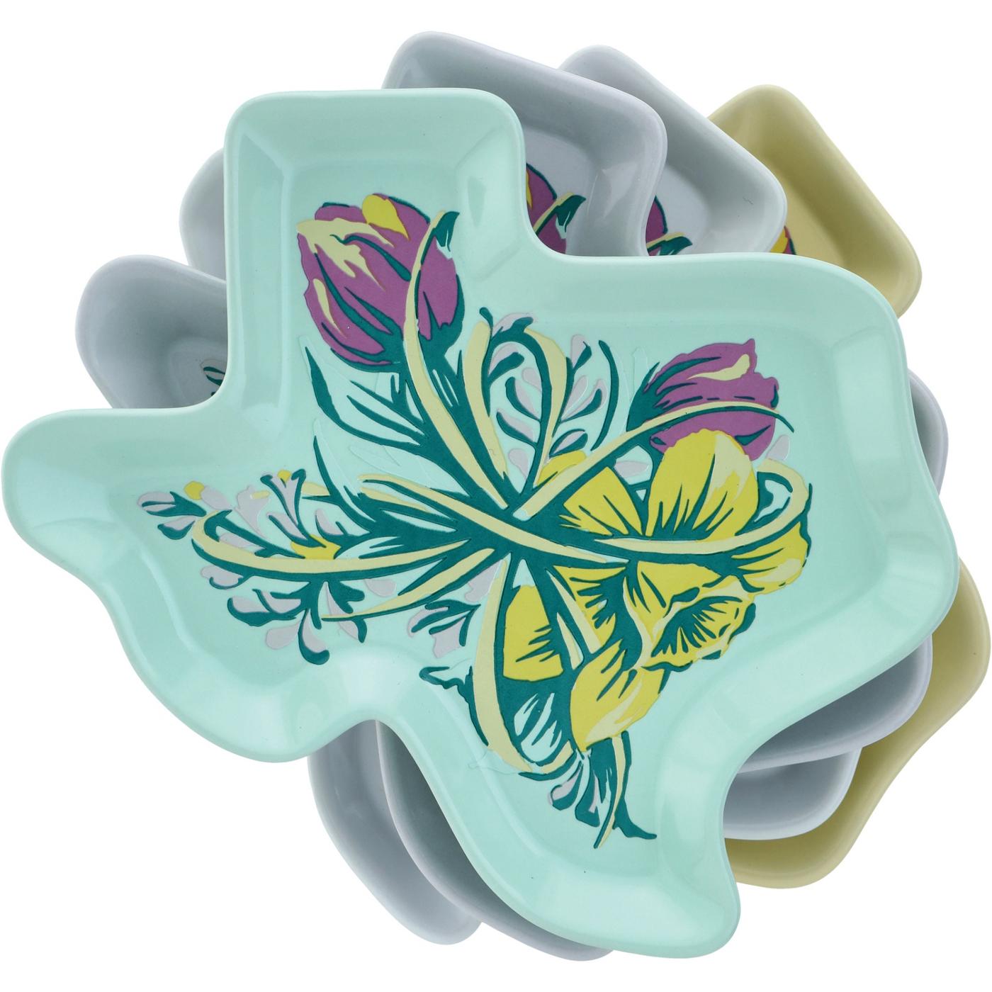 Destination Holiday Texas Spring Floral Appetizer Plates - Shop ...