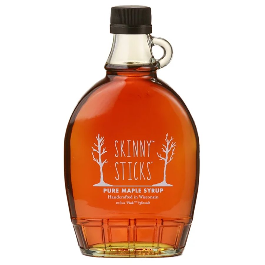 Skinny Sticks' Pure Maple Syrup Glass Flask, 12 oz | Central Market ...