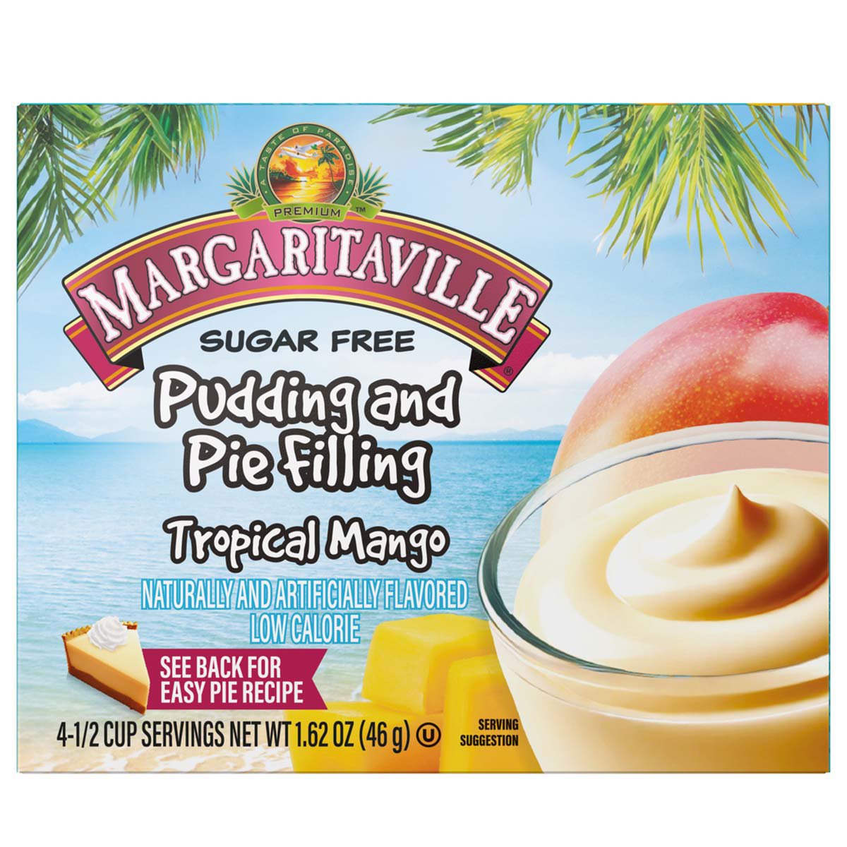 Margaritaville Sugar Free Instant Pudding - Tropical Mango - Shop ...