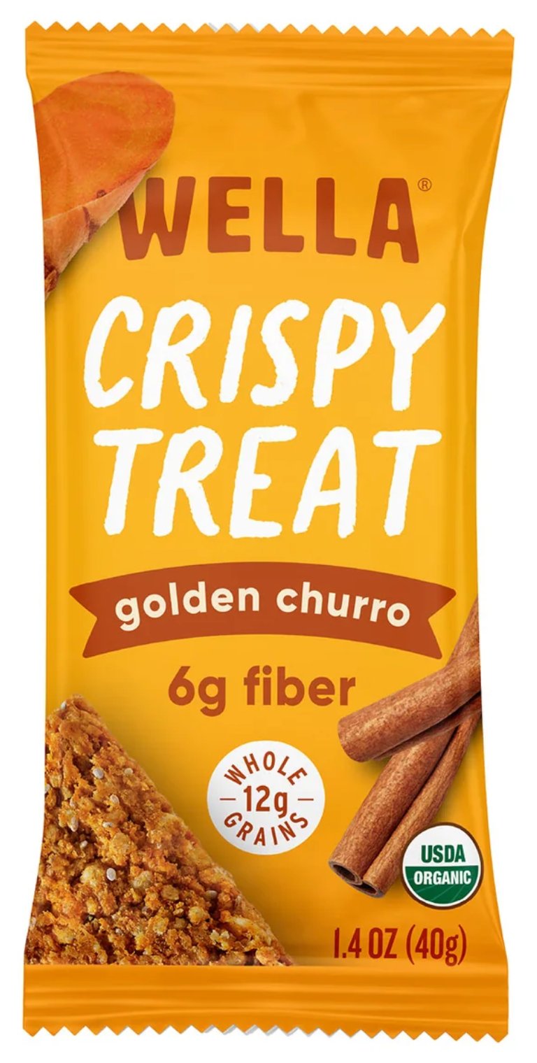 Wella Golden Churro Crispy Treat Bar, 1.4 oz | Central Market - Really ...