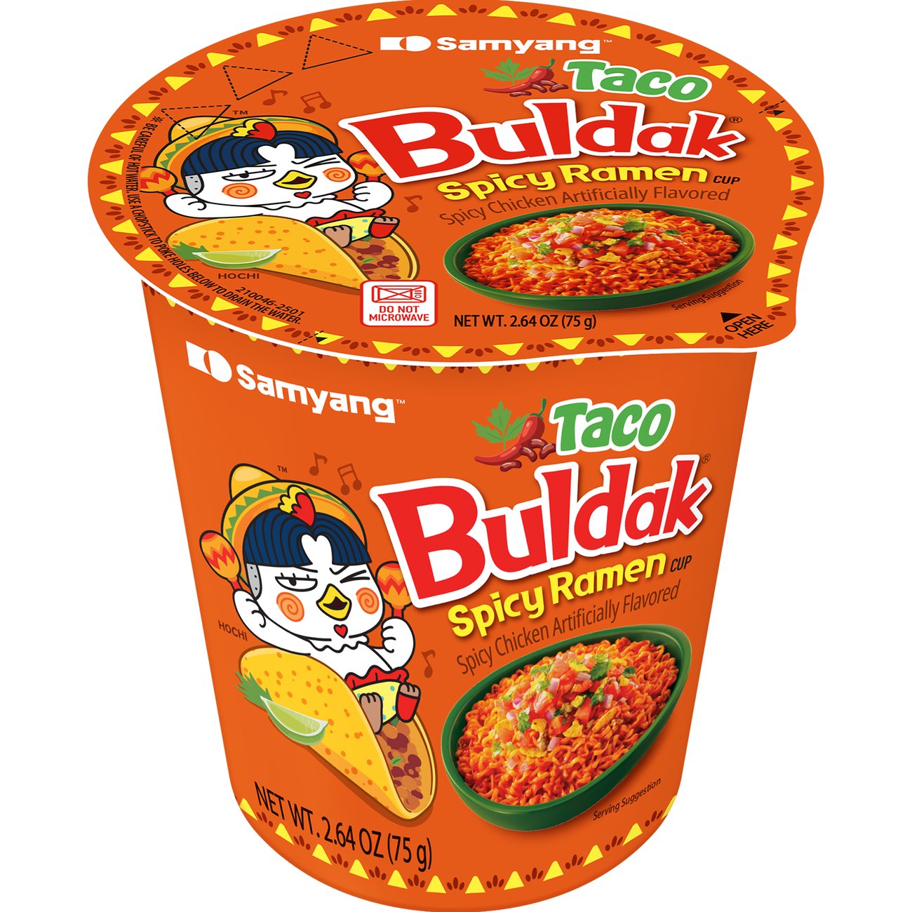Samyang Taco Buldak Spicy Chicken Ramen Instant Soup Cup - Shop Soups ...