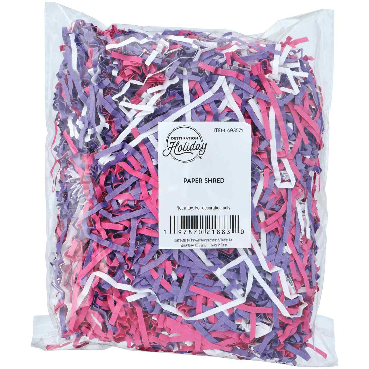 Destination Holiday Red & Pink Valentine Paper Shreds - Shop Gift wrap ...