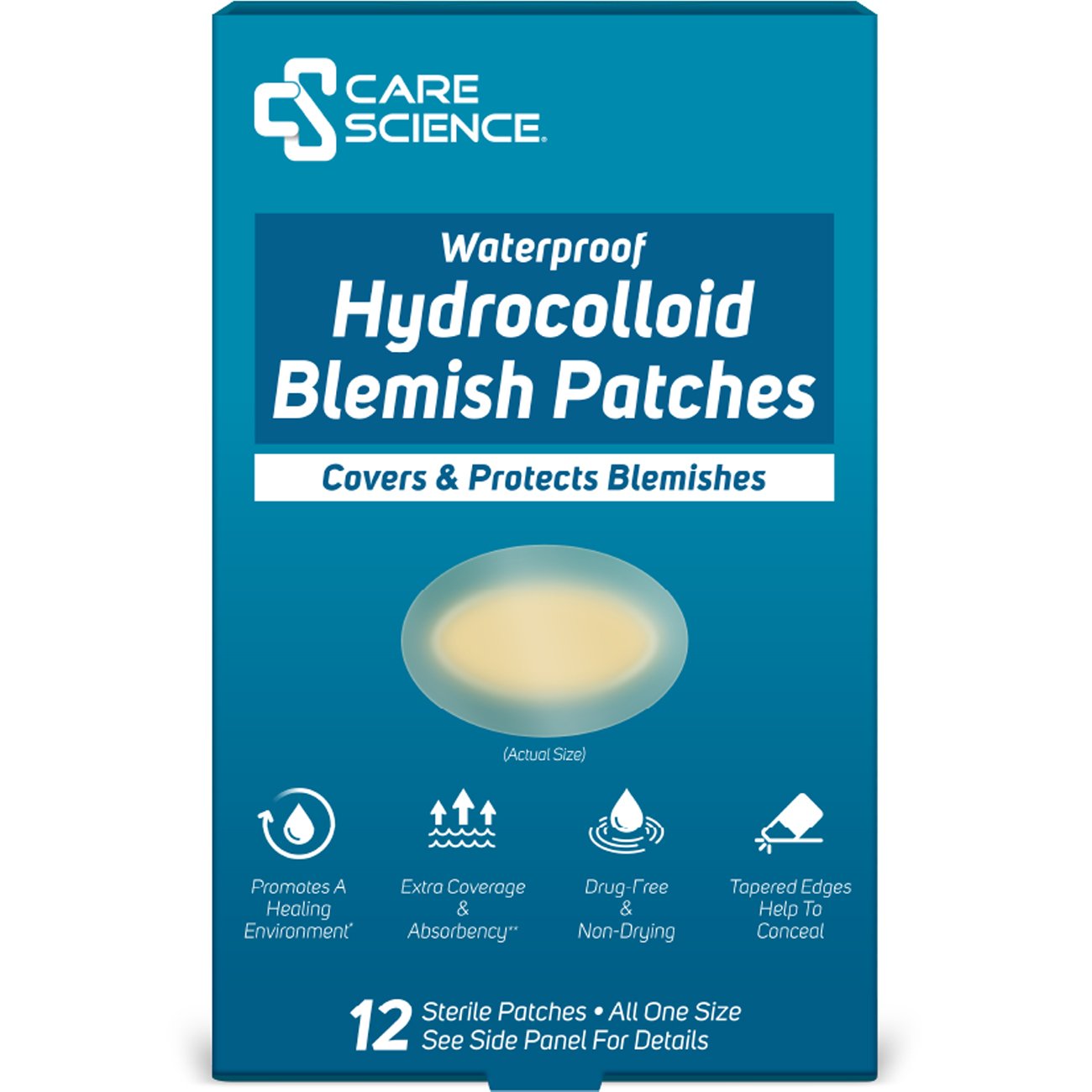 Care Science Waterproof Hydrocolloid Blemish Patches - Shop Facial ...