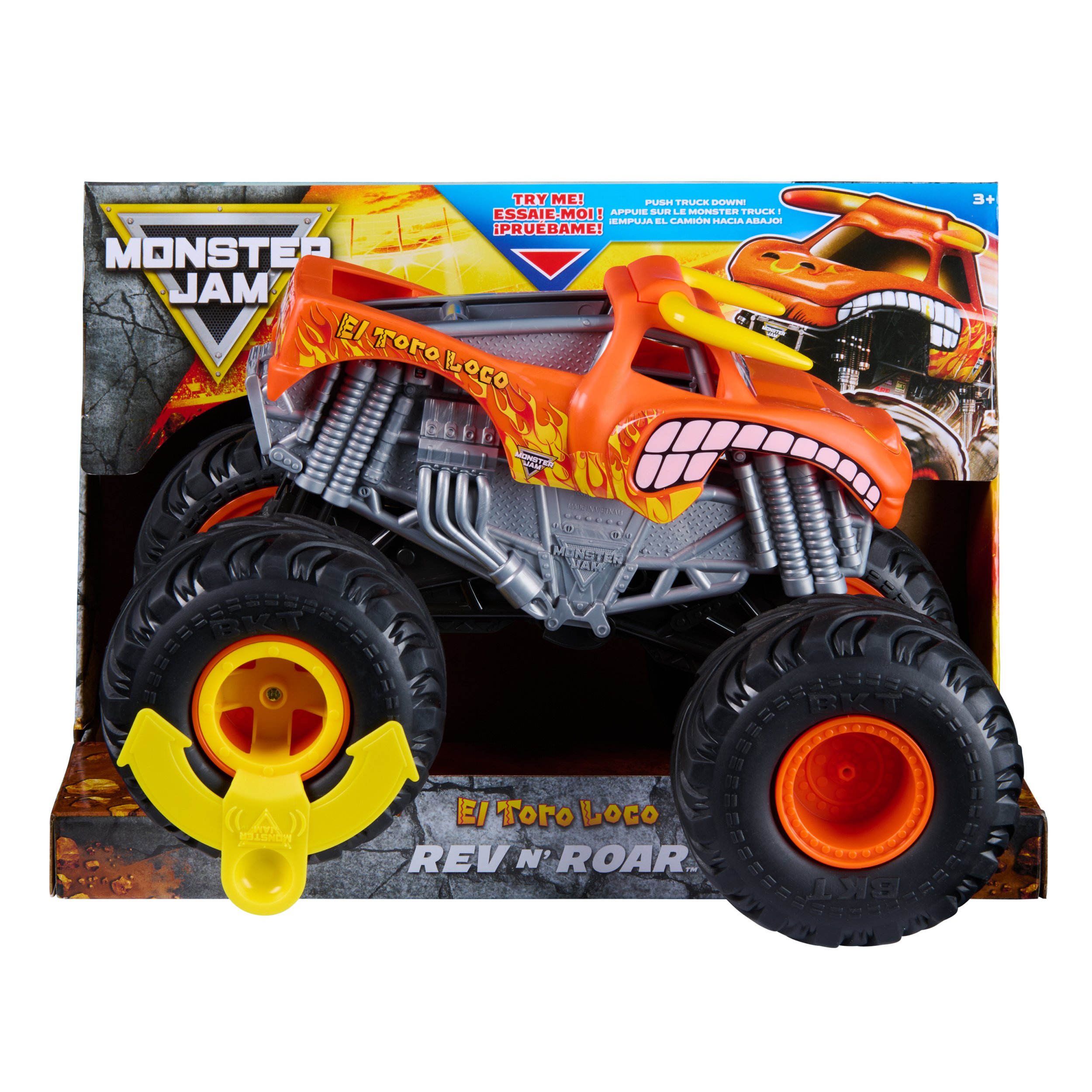 Monster Jam Rev & Roar El Toro Loco - Shop Toy vehicles at H-E-B