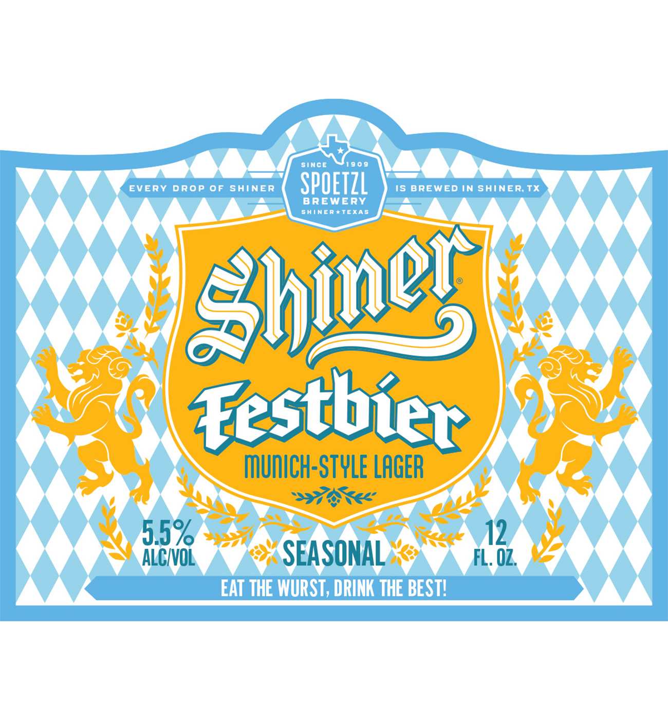 Shiner Festbier Munich Style Lager Craft Beer 6 pk Bottles - Shop Beer ...