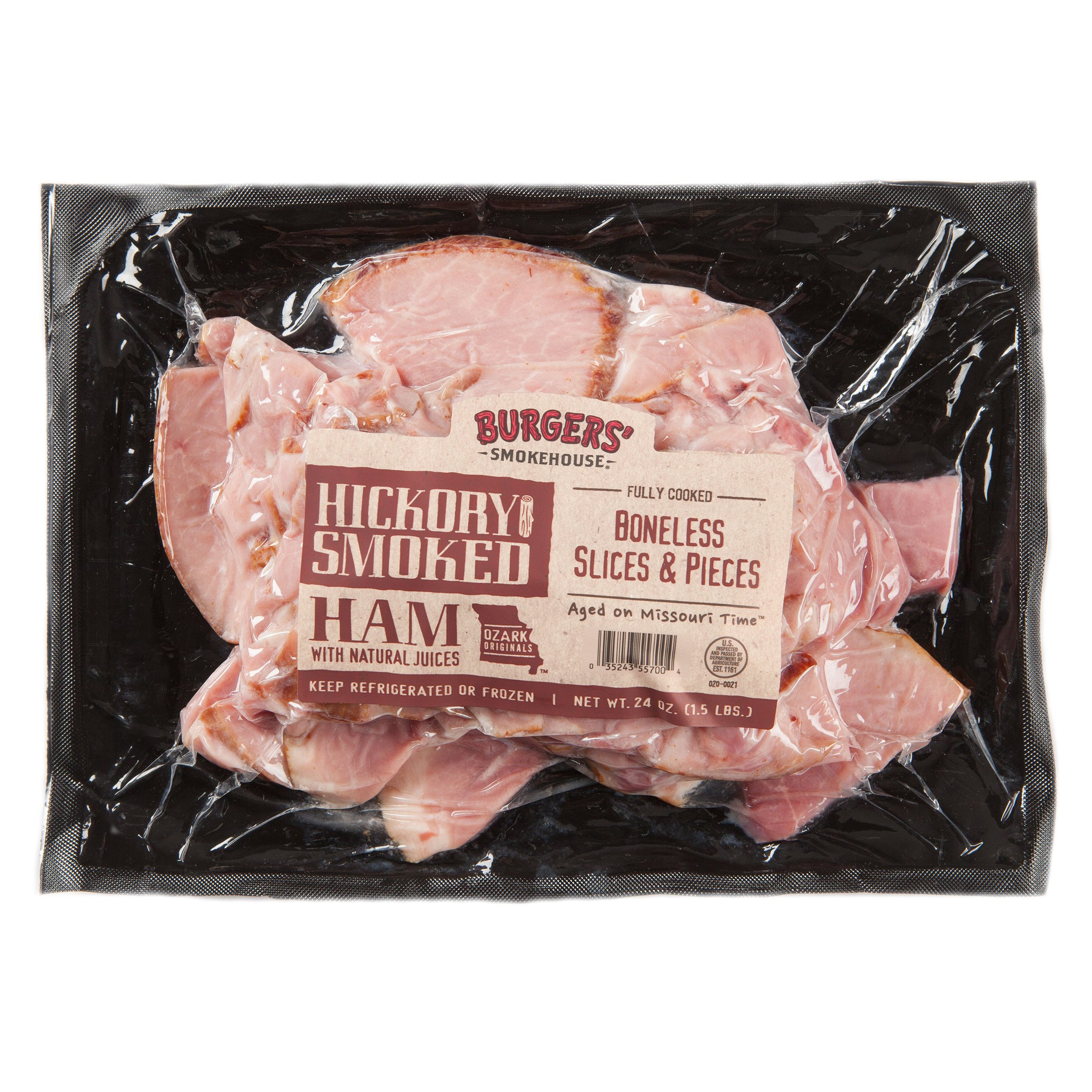 Burgers Smokehouse Hickory Smoked Ham Boneless Slices - Shop Meat at H-E-B