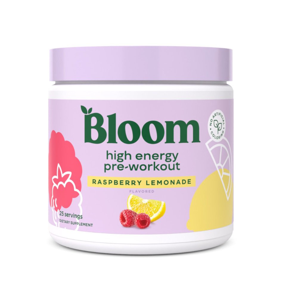 Bloom High Energy Pre-Workout - Raspberry Lemonade - Shop Diet ...