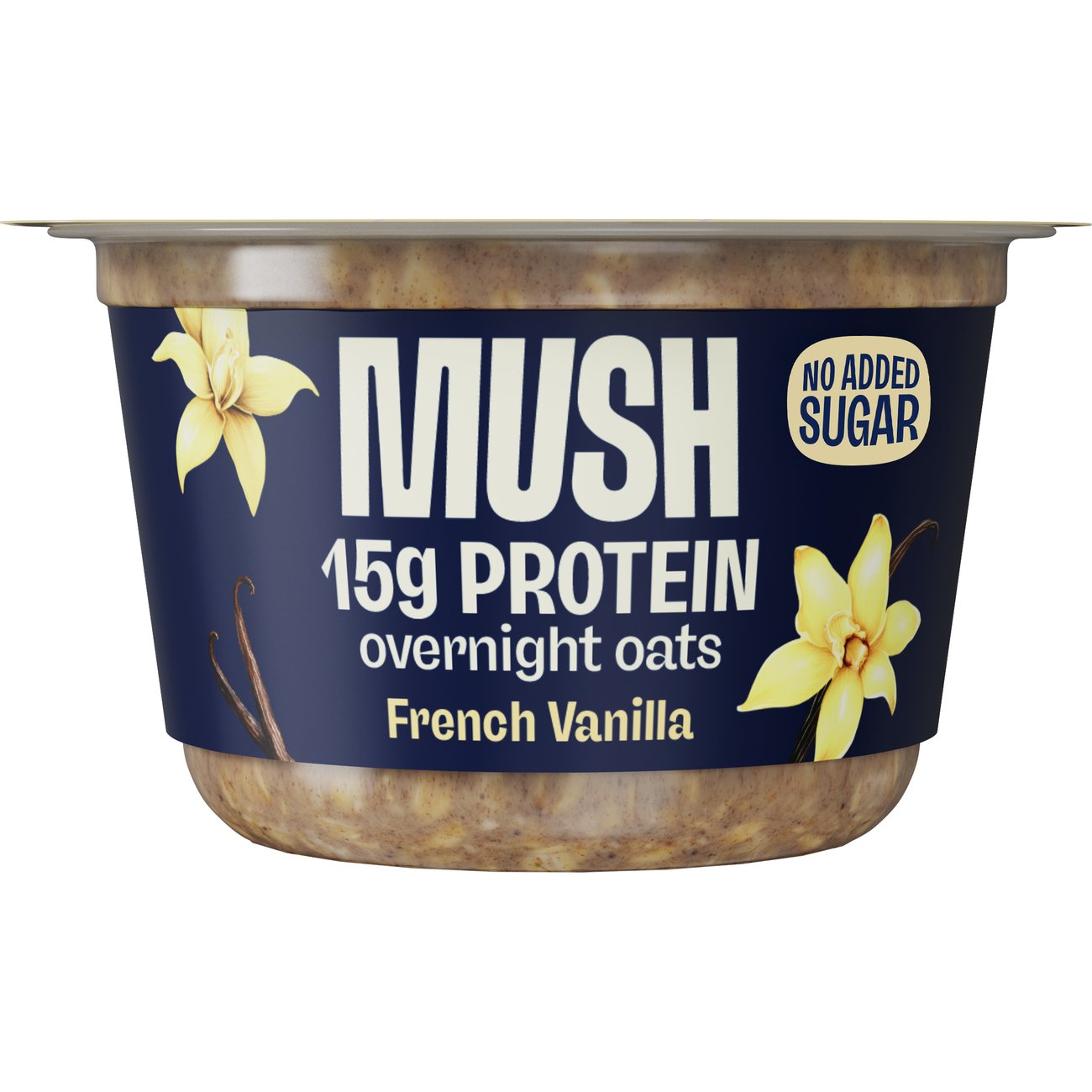 Mush 15g Protein Overnight Oats - French Vanilla - Shop Yogurt at H-E-B