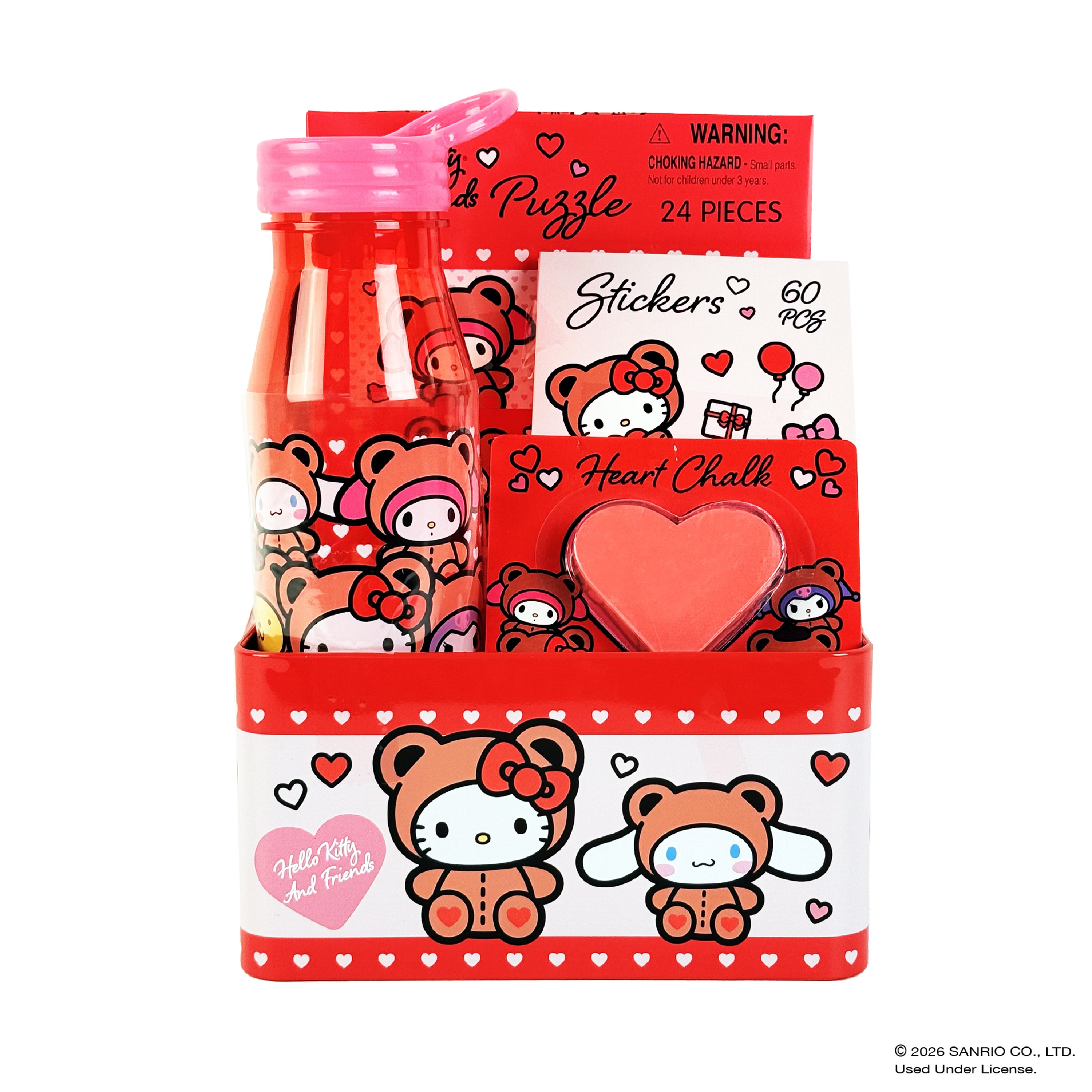 Megatoys Hello Kitty Tin Box Valentine Gift Set - Shop Seasonal decor ...