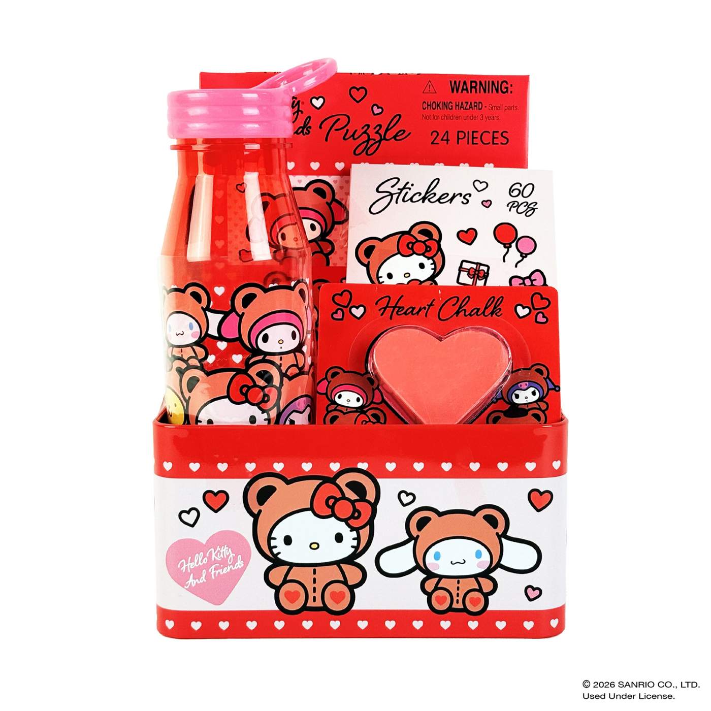 Megatoys Hello Kitty Tin Box Valentine Gift Set - Shop Seasonal decor ...