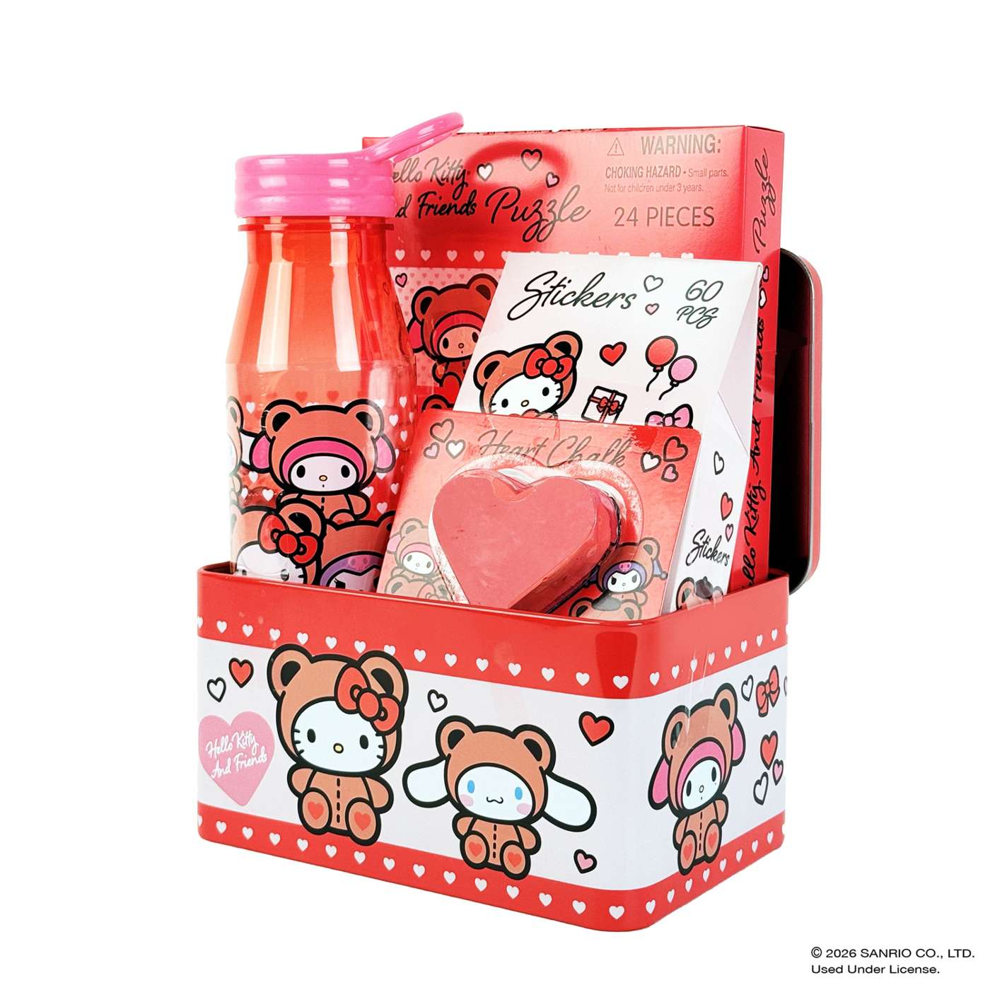 Megatoys Hello Kitty Tin Box Valentine Gift Set - Shop Seasonal decor ...