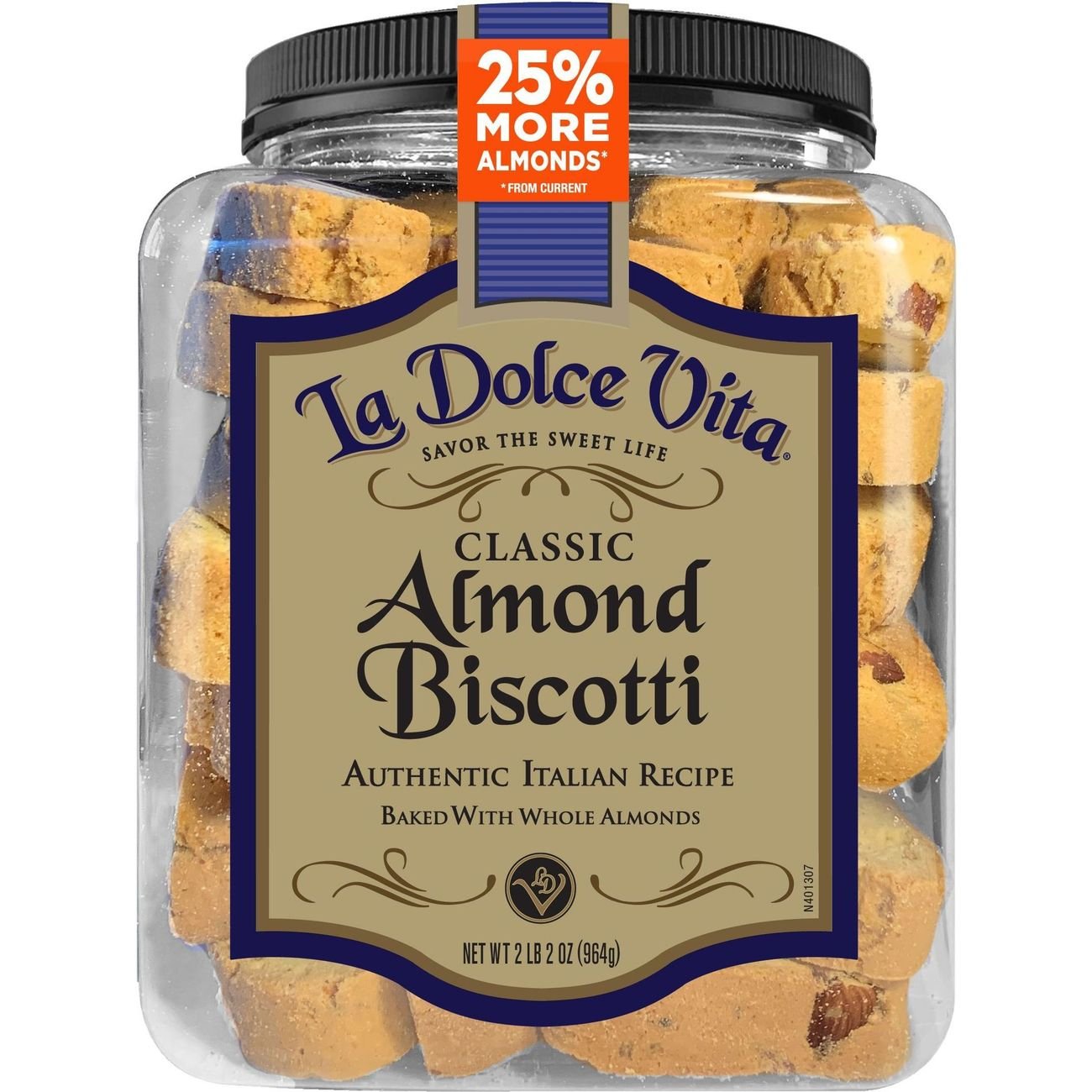 Nonni's La Dolce Vita Classic Almond Biscotti - Shop Cookies at H-E-B