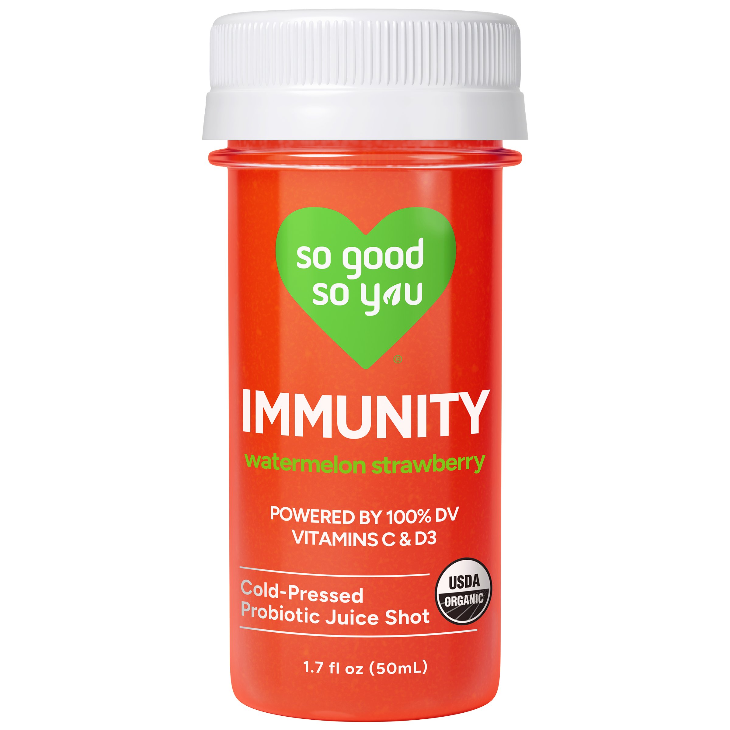 So Good So You Immunity Watermelon Strawberry Shot - Shop Juice at H-E-B