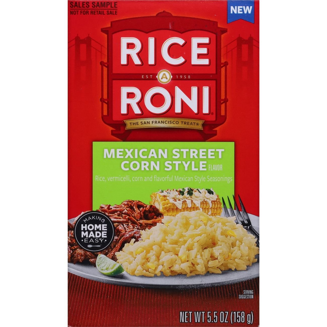 Rice A Roni Mexican Street Corn Style Rice - Shop Rice & grains at H-E-B