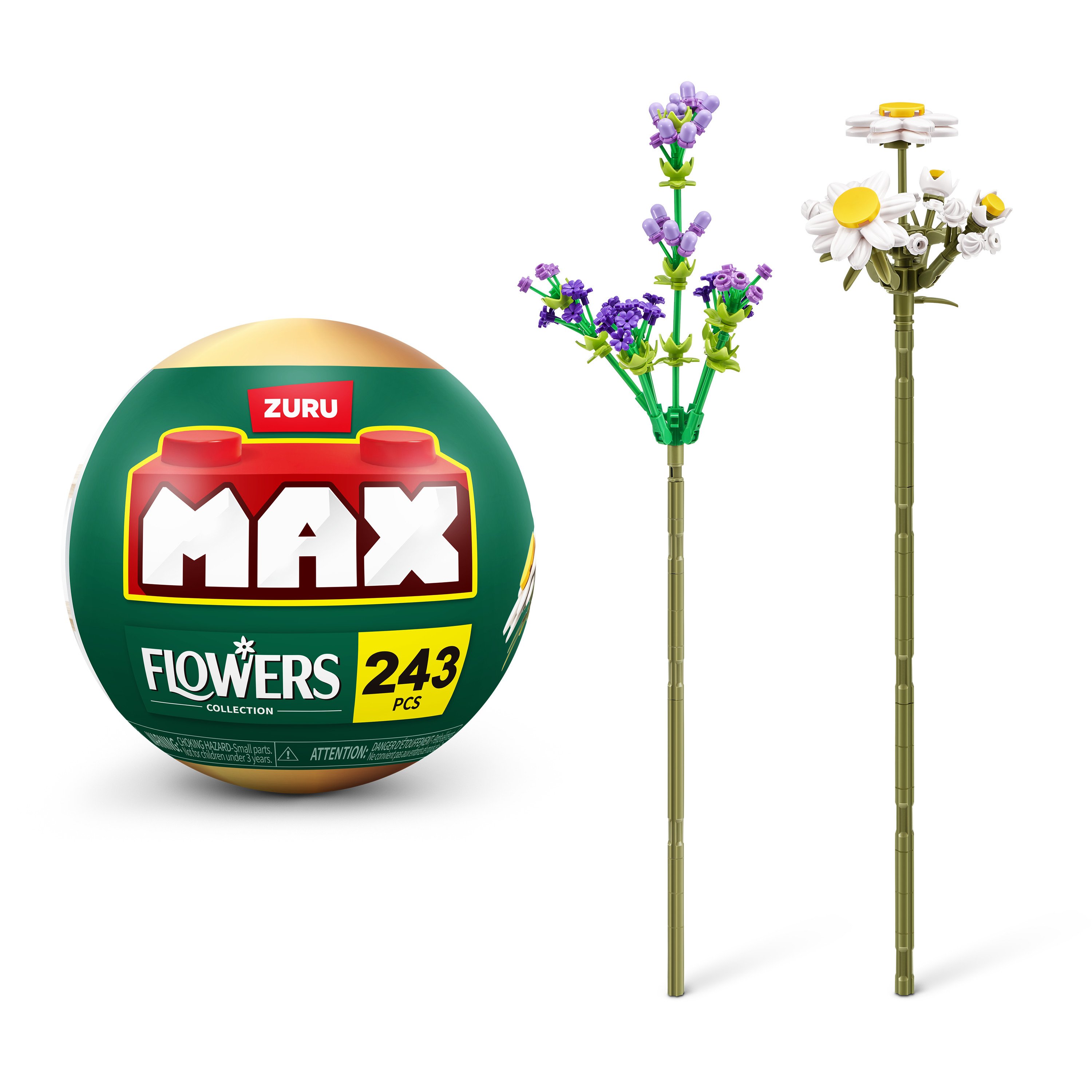 Zuru MAX Flowers Collection Building Set - Common Daisy & Lavender ...