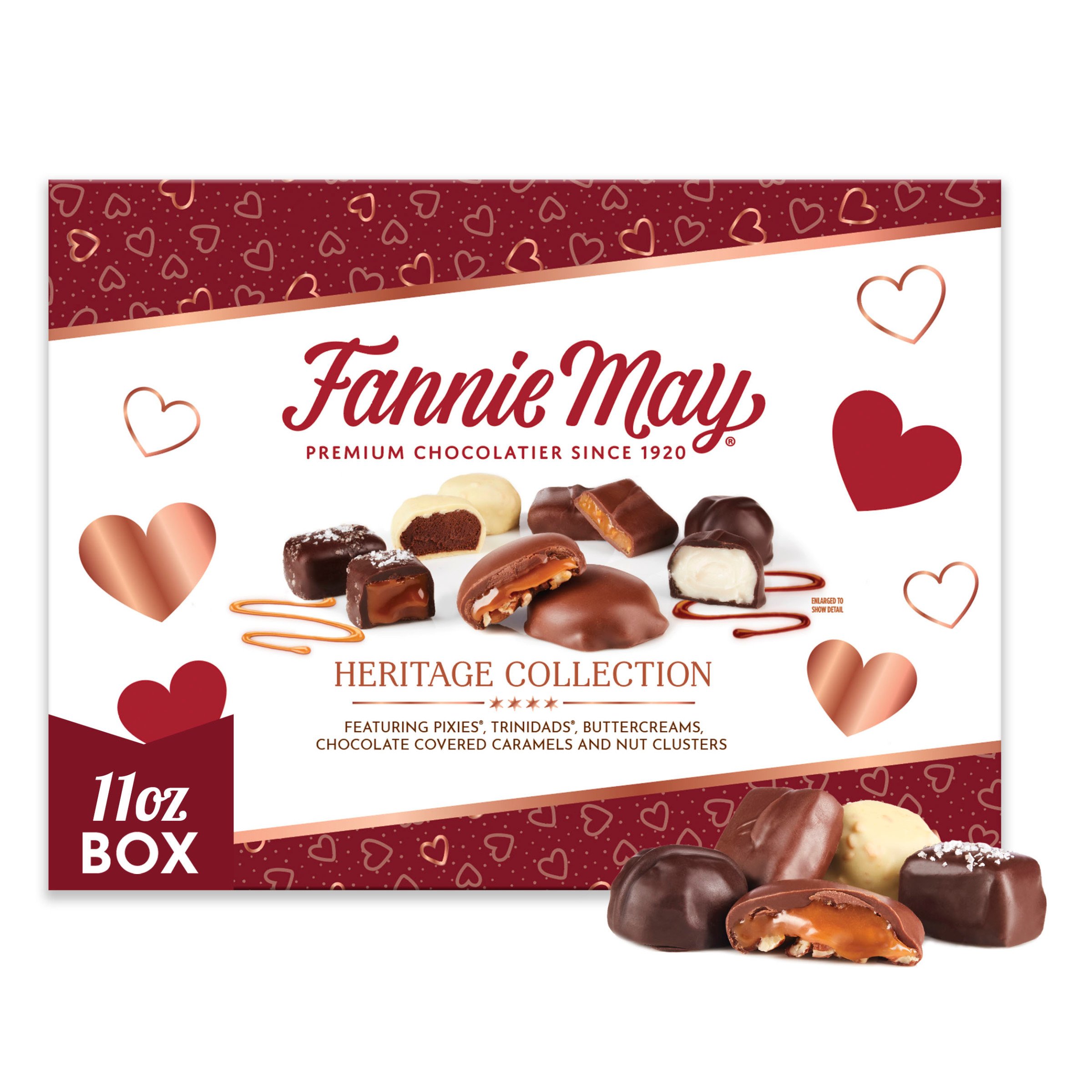 Fannie May Heritage Collection Chocolates Valentine's Gift Box - Shop ...