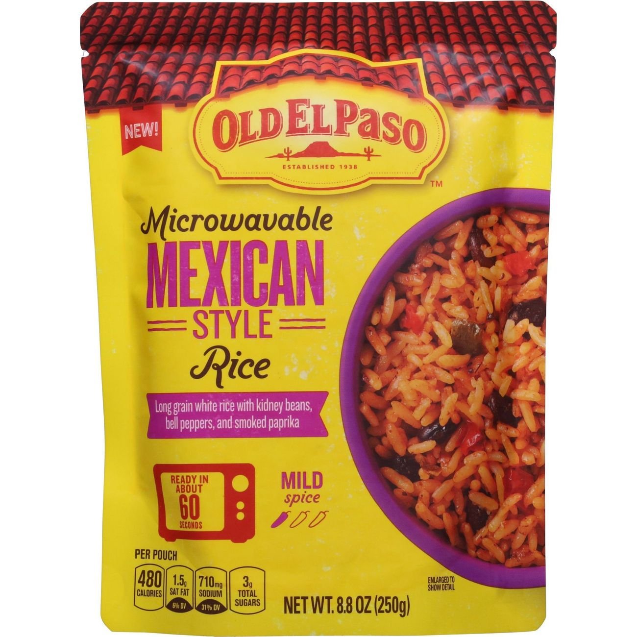 Old El Paso Microwavable Mexican Style Rice Pouch - Shop Rice & grains ...