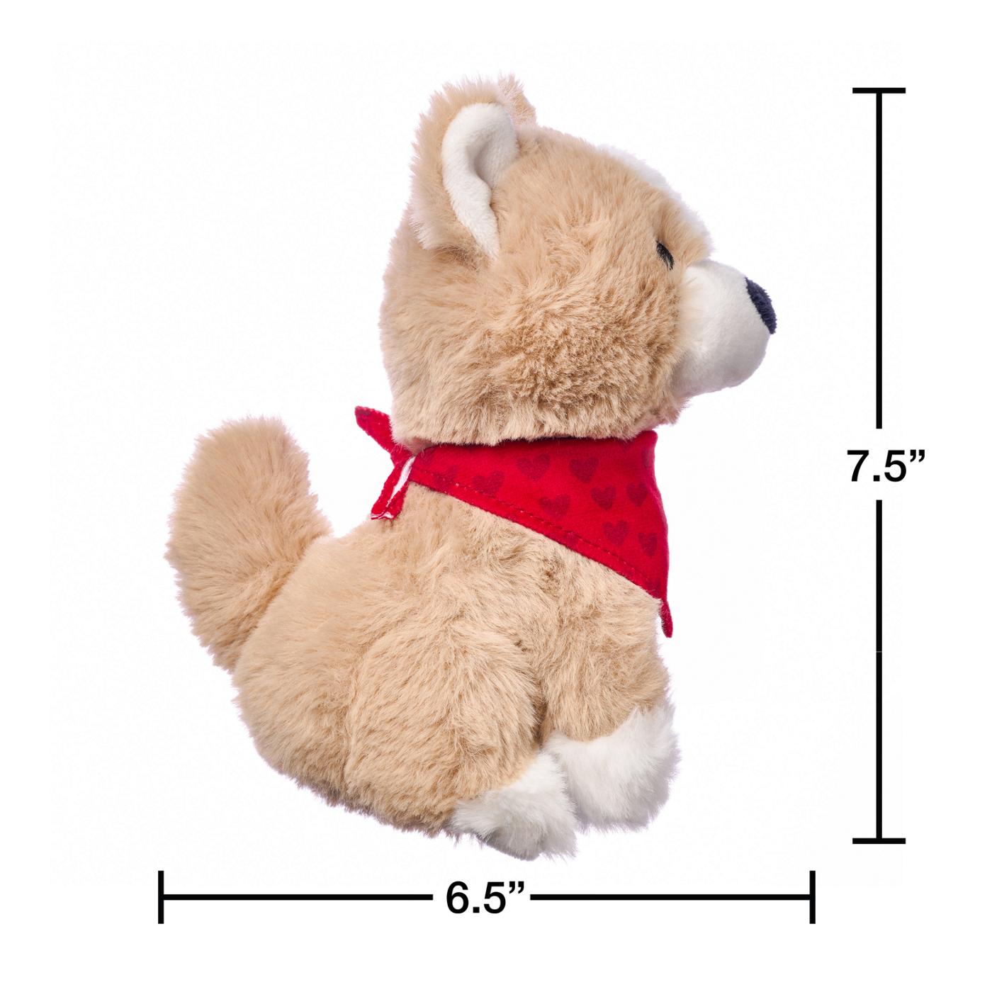 American Greetings Valentine's Day Plush Dog with Red Heart Scarf ...