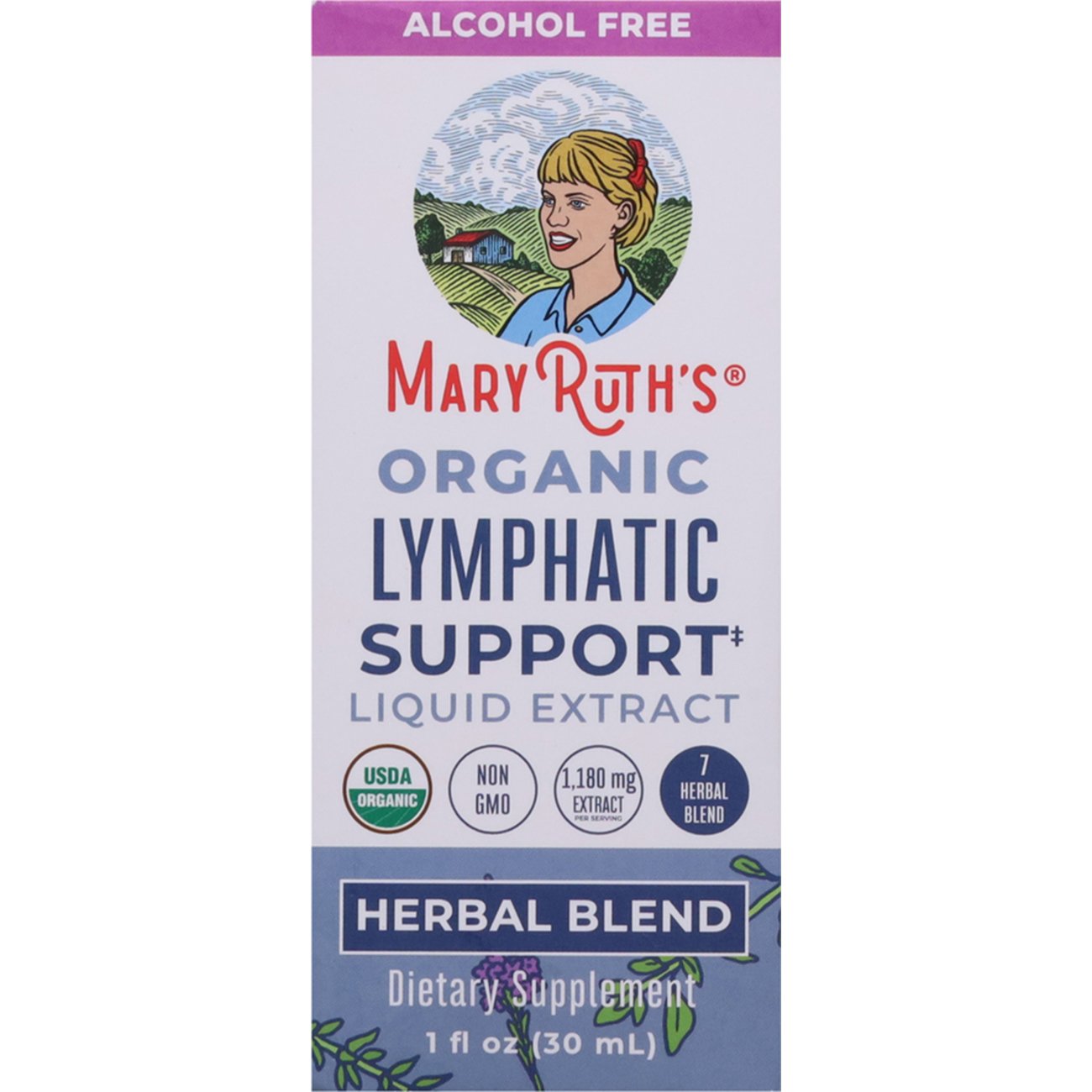 Mary Ruth's Organic Lymphatic Support Liquid Extract - Shop Herbs ...