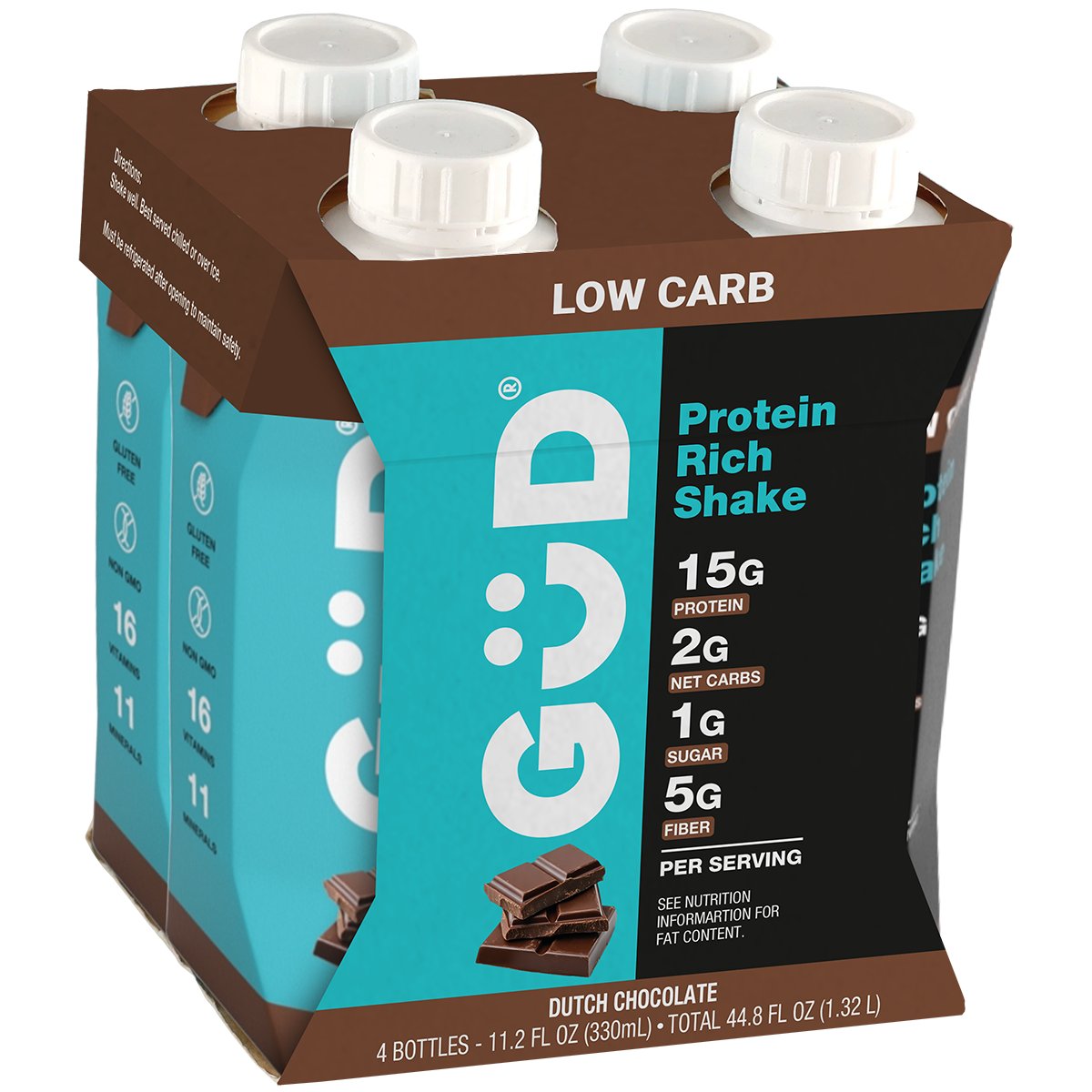 Gud Protein Low Carb Chocolate Protein Shake - Shop Diet & fitness at H-E-B