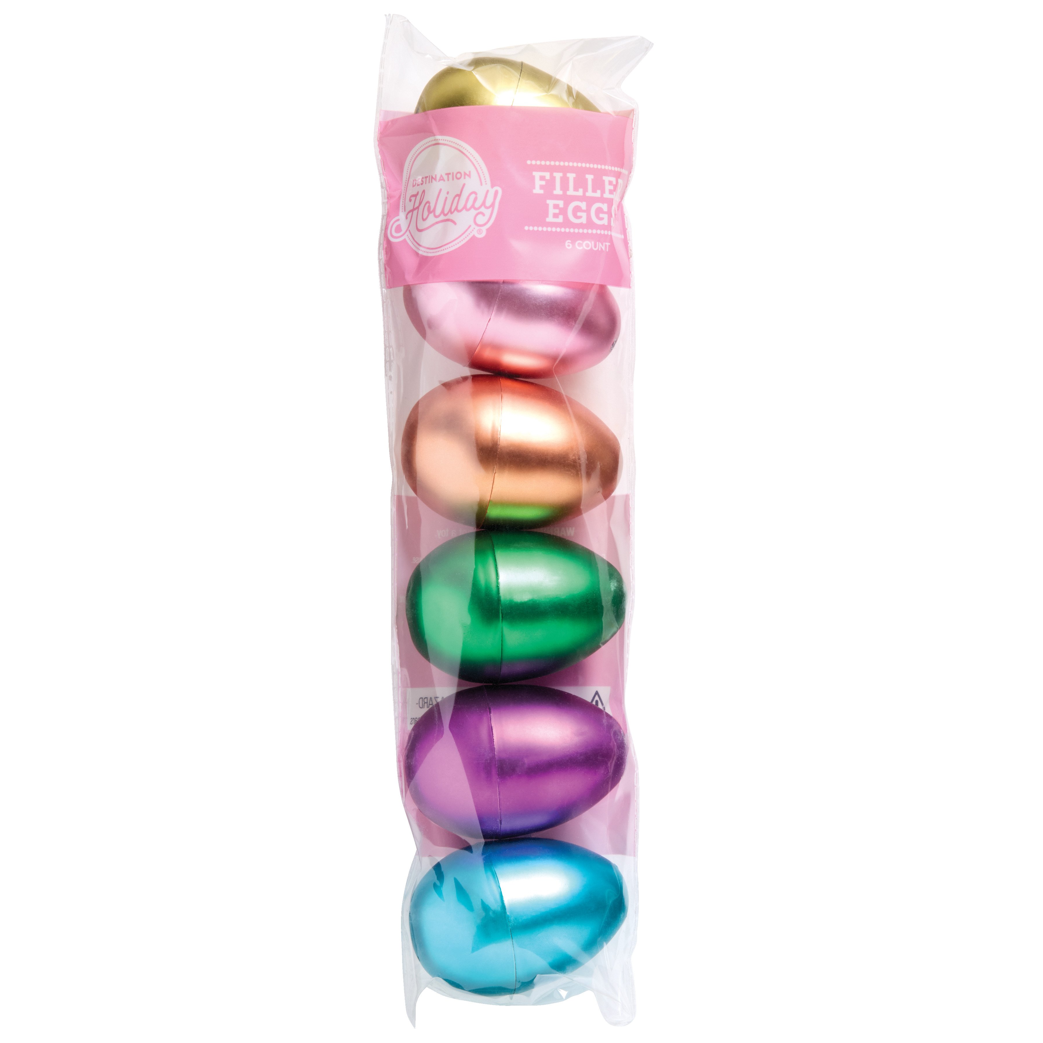 Destination Holiday Plastic Easter Filler Eggs - Satin Metallic - Shop ...