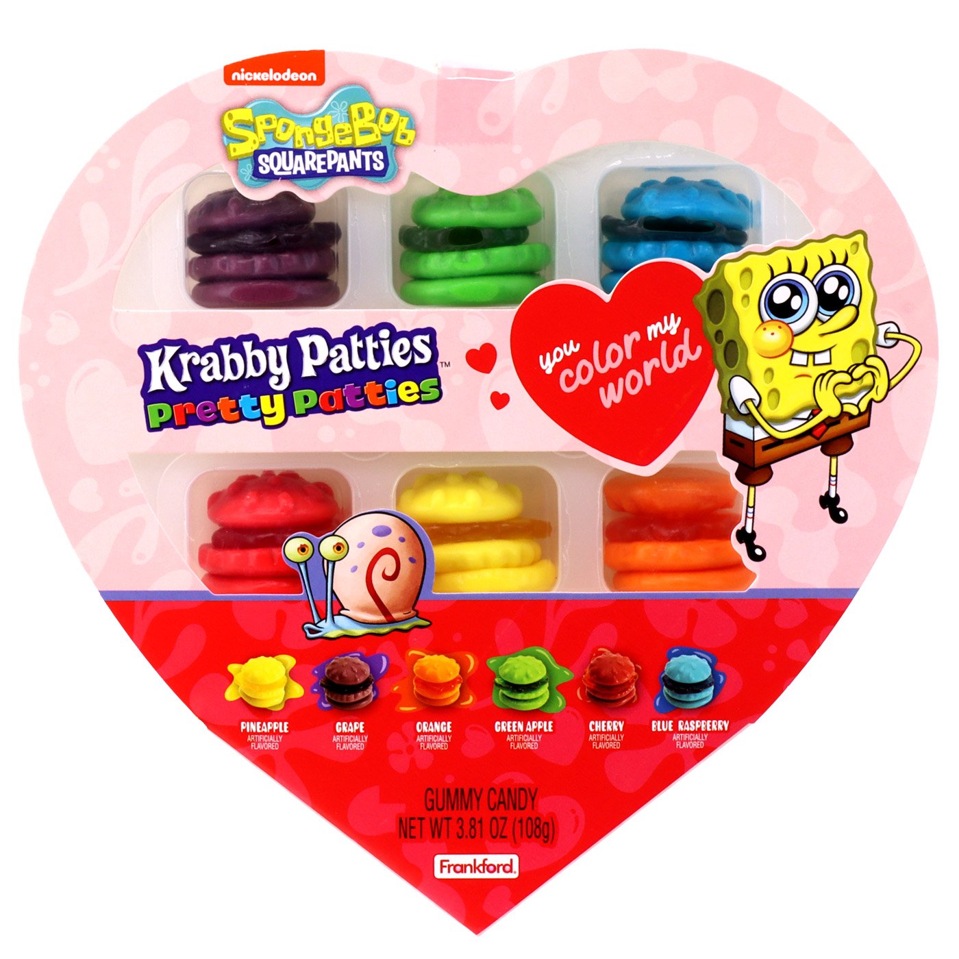 Frankford SpongeBob SquarePants Krabby Patties Pretty Patties Valentine ...