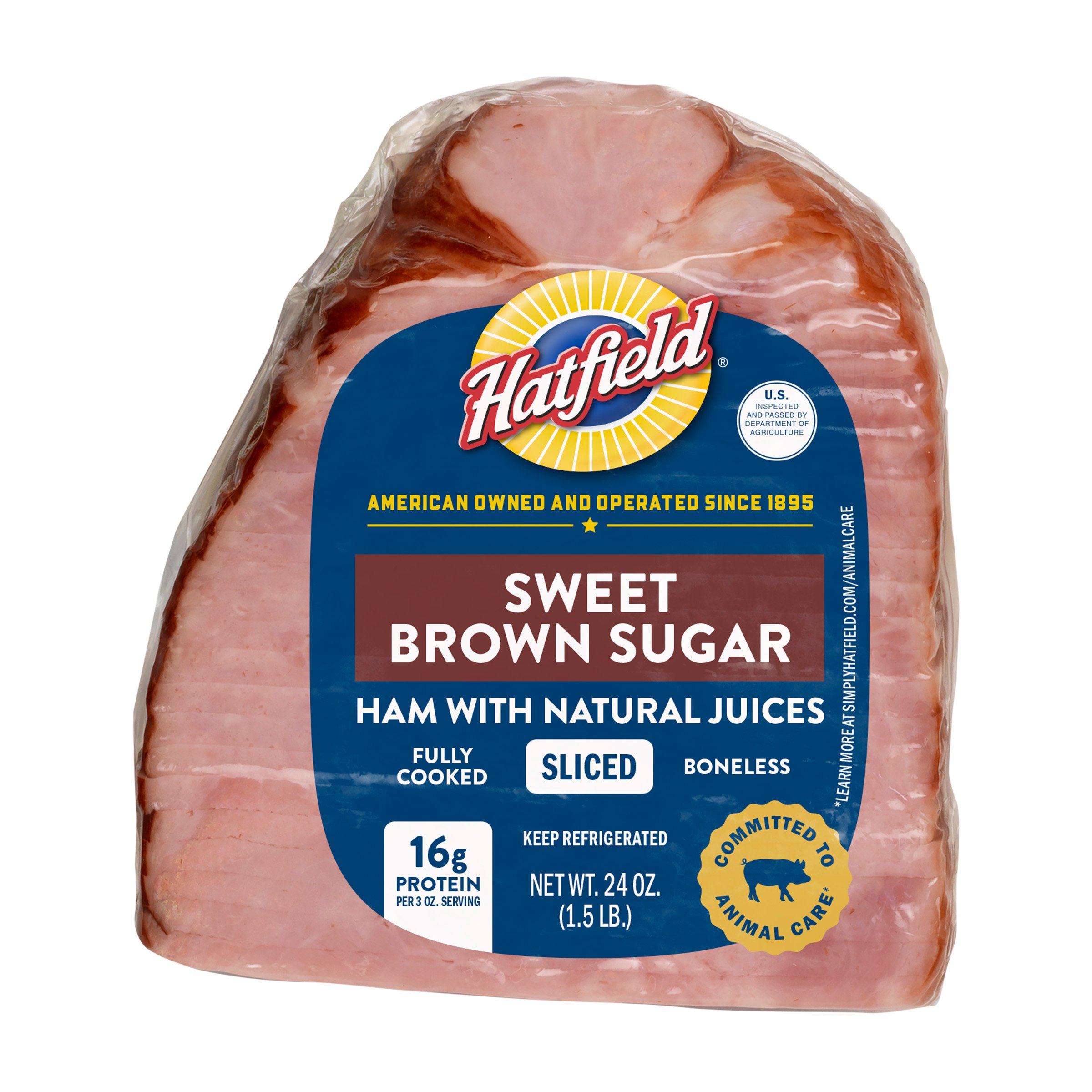 Hatfield Pre-Sliced Ham - Sweet Brown Sugar - Shop Pork at H-E-B