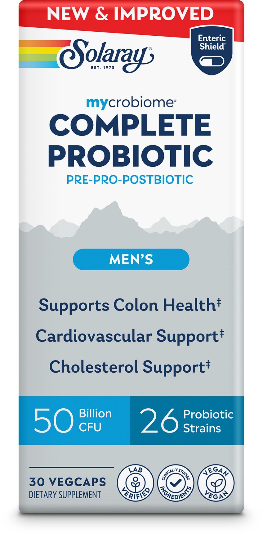 Solaray Mycrobiome Men's Complete Probiotic, 30 ct | Central Market ...
