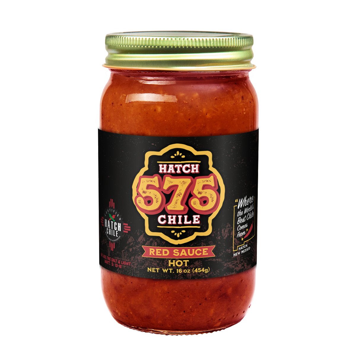 The Fresh Chile Co Hatch 575 Red Chile Sauce - Hot, 16 oz | Central ...