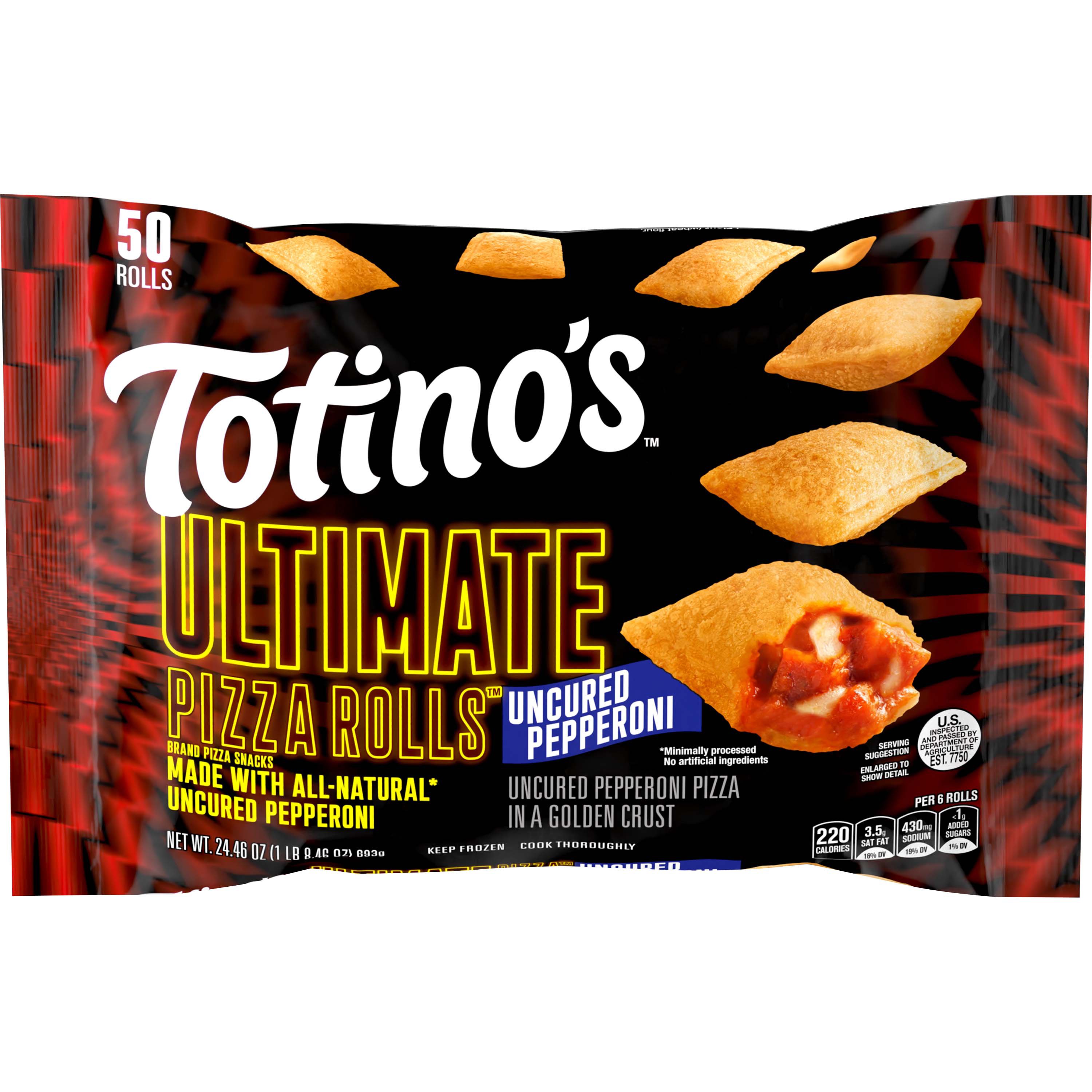 Totino's Ultimate Pizza Rolls - Uncured Pepperoni - Shop Appetizers at ...
