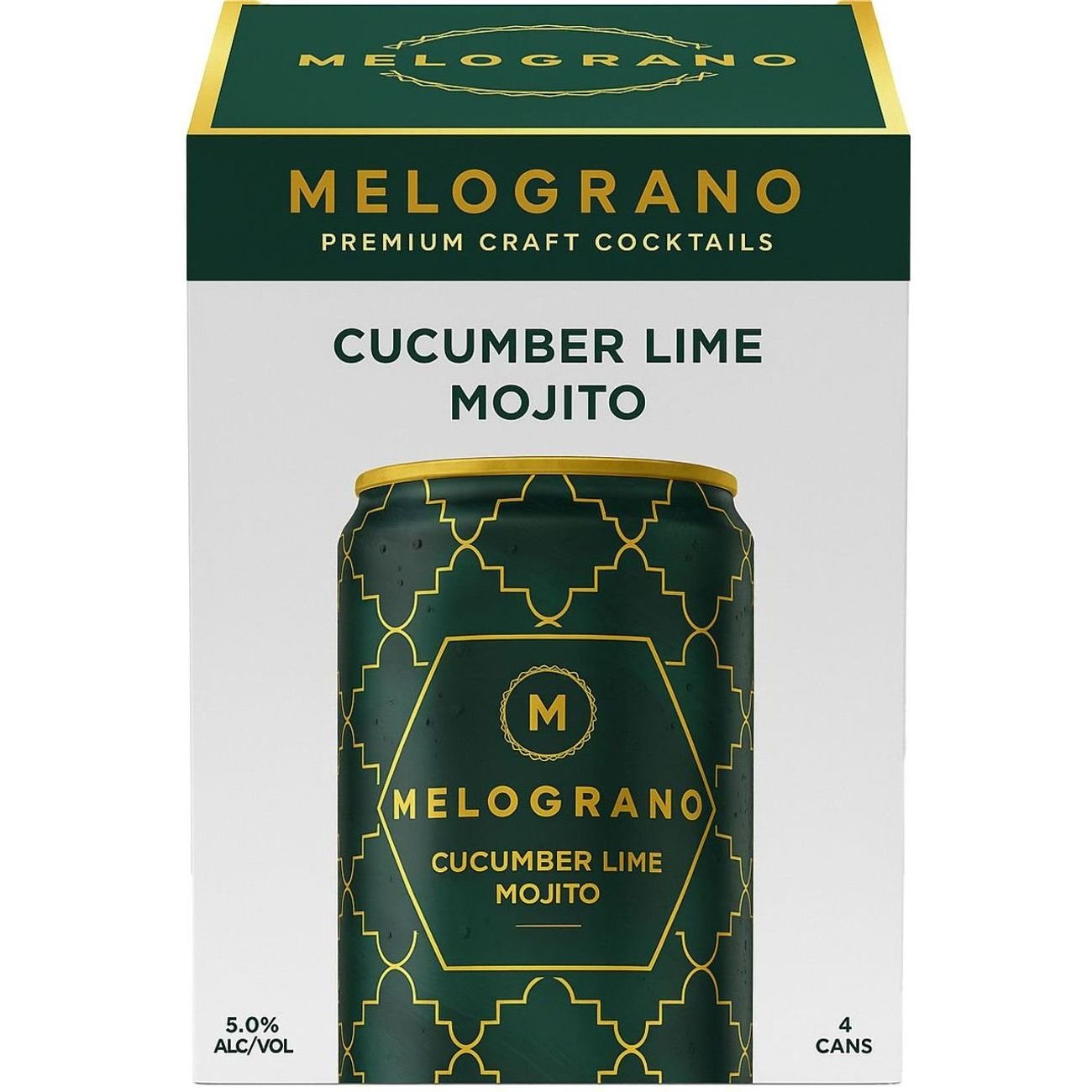 Melograno Craft Cocktail 4 pk Cans - Cucumber Lime Mojito - Shop Malt ...