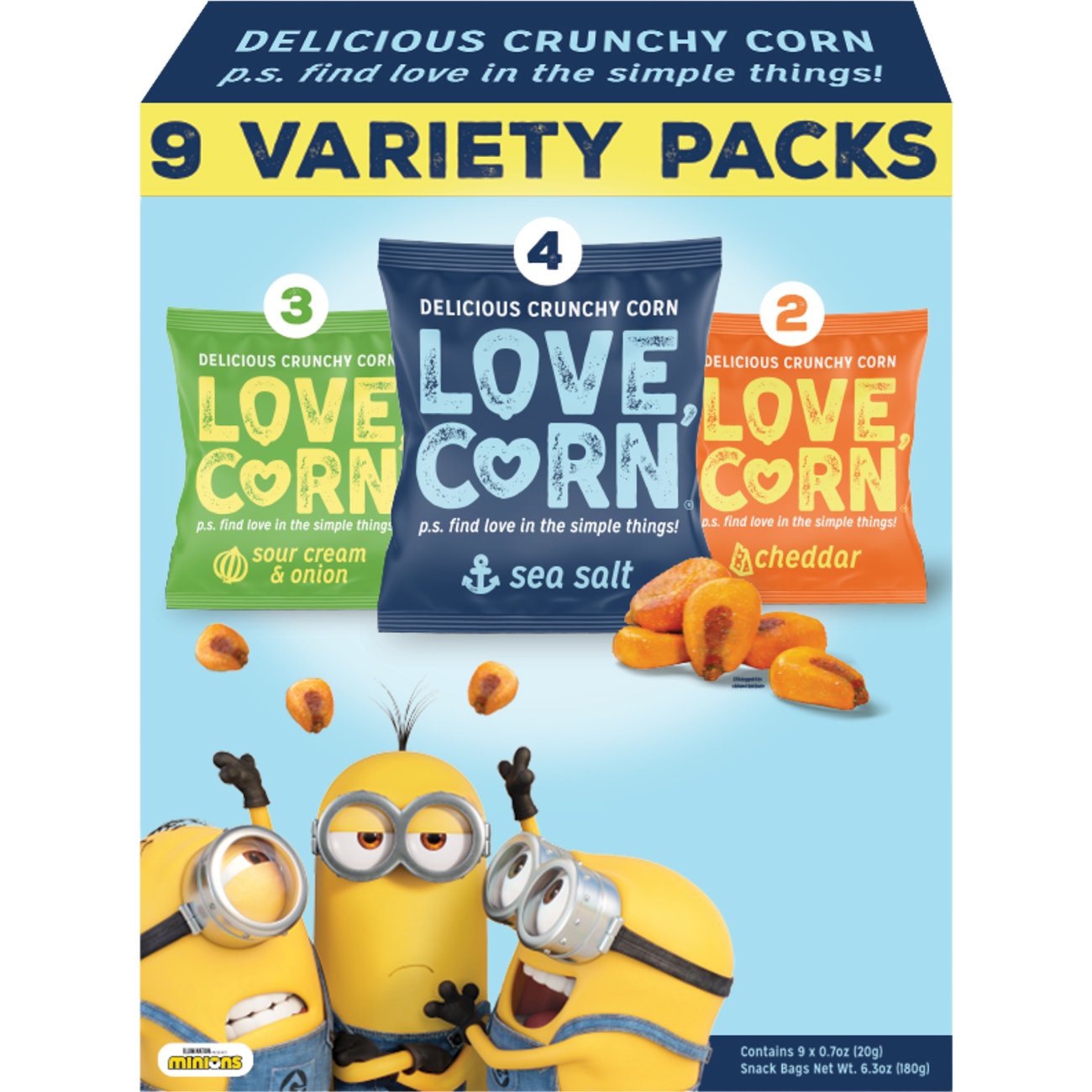 LOVE CORN Crunchy Corn Snack Variety Pack - Shop Nuts & seeds at H-E-B