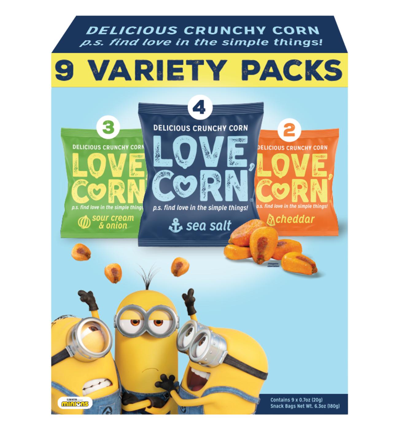 LOVE CORN Crunchy Corn Snack Variety Pack - Shop Nuts & seeds at H-E-B
