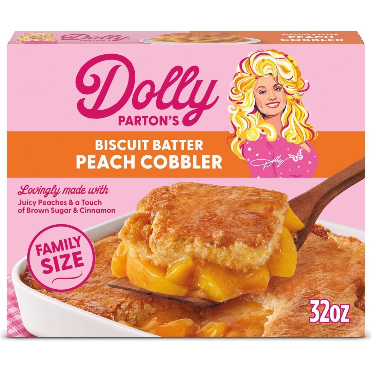 Dolly Parton's Biscuit Batter Peach Cobbler - Shop Desserts & pastries ...
