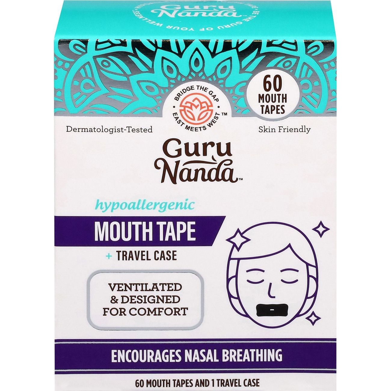 Guru Nanda Mouth Tape with Travel Case - Shop Bite guards at H-E-B