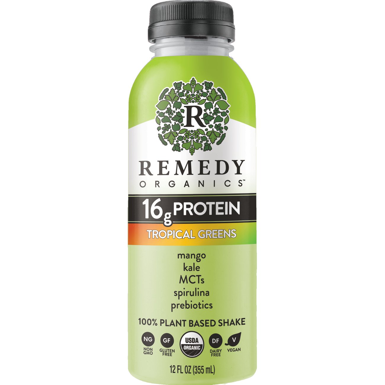Remedy Organics 16g Plant Protein Shake - Tropical Greens - Shop Shakes ...