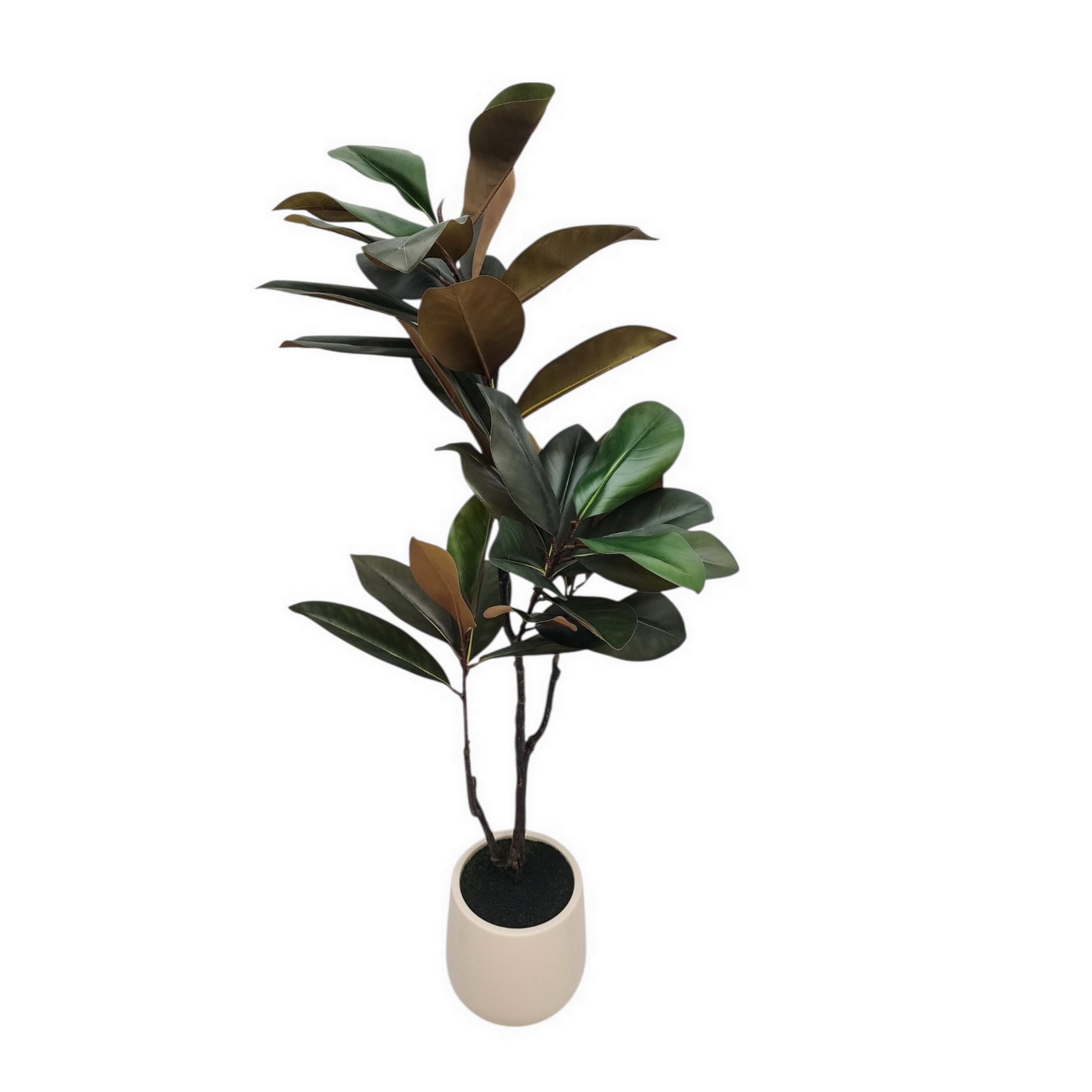 Haven + Key Rubber Faux Botanical Tree in Pot - Shop Seasonal decor at ...