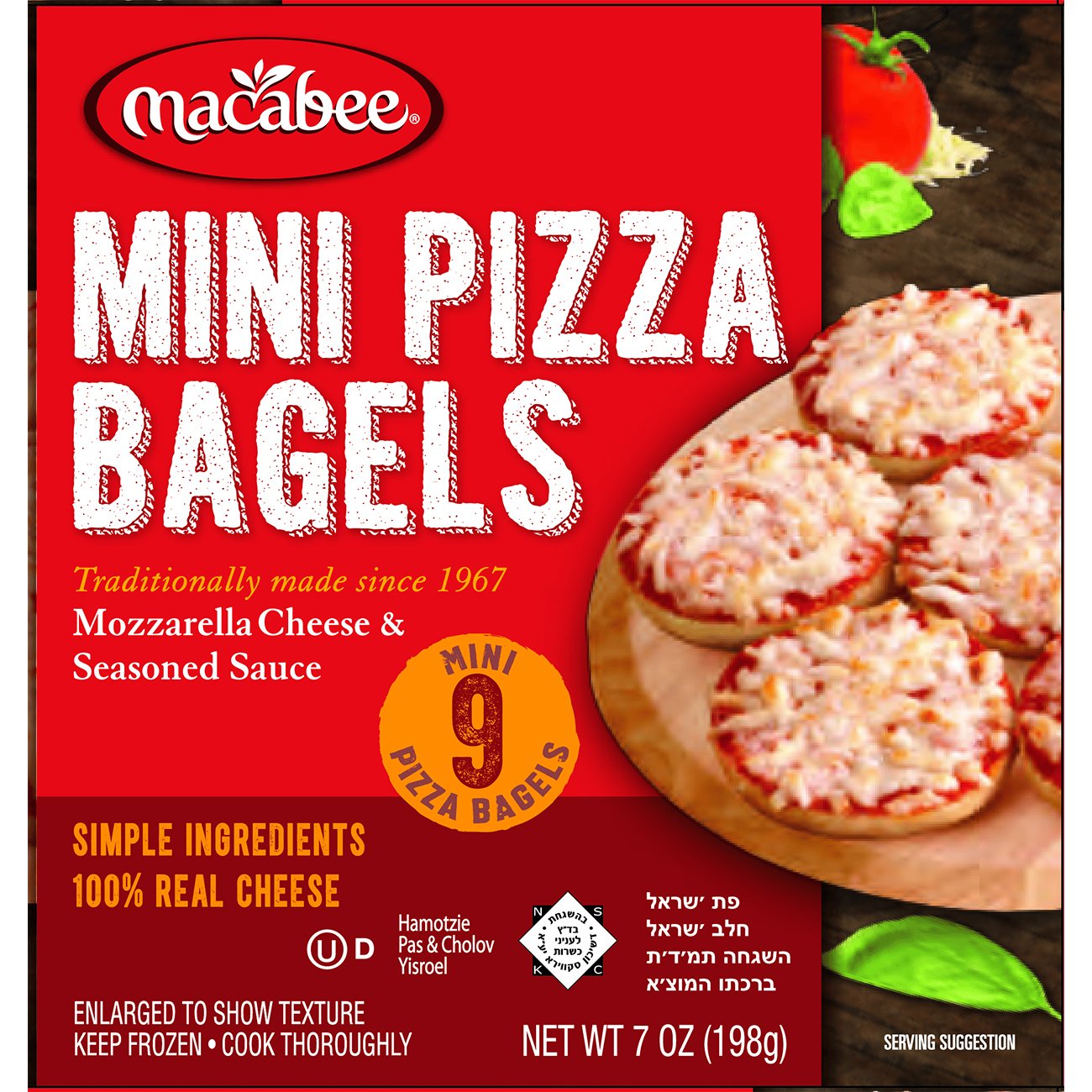 Macabee Kosher Mini Pizza Bagels - Shop Appetizers at H-E-B