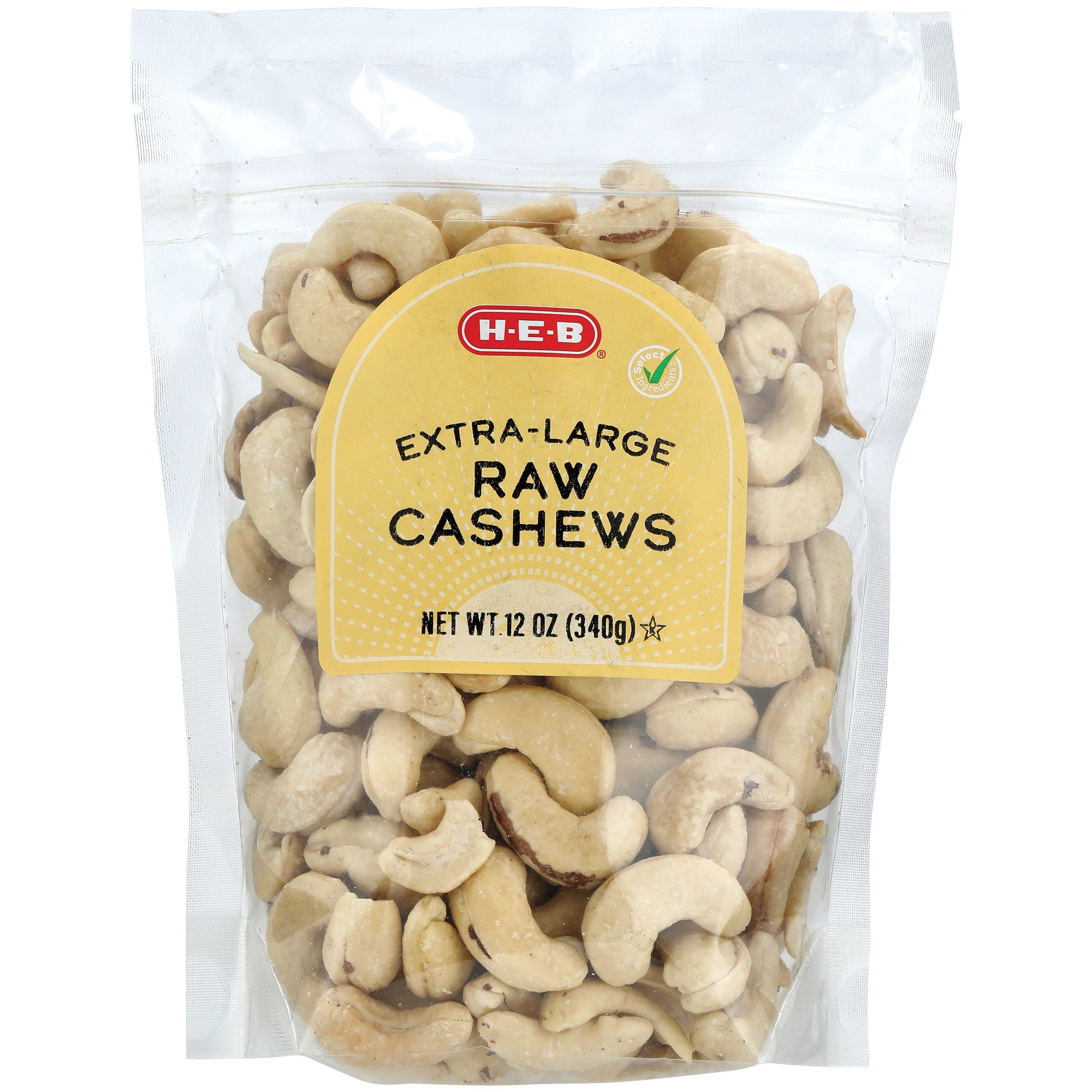 H-E-B Extra Large Raw Cashews - Shop Nuts & seeds at H-E-B