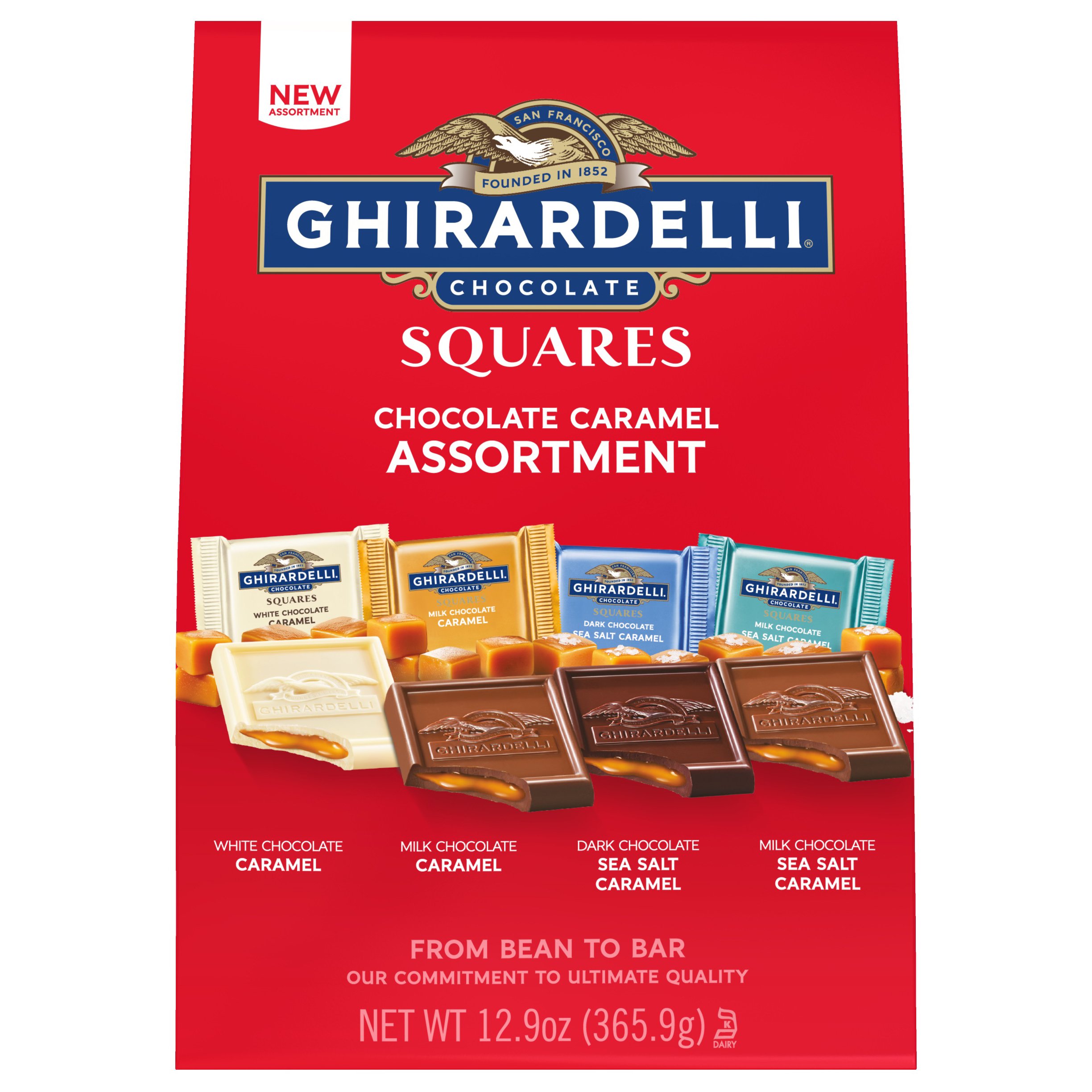 Ghirardelli Chocolate Caramel Assortment Squares - Shop Candy at H-E-B