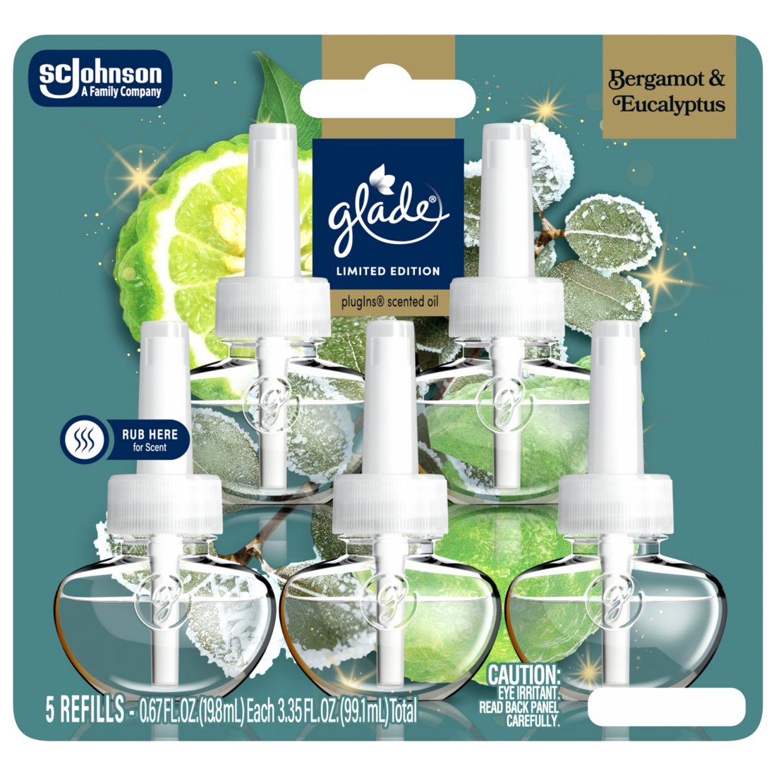 Glade Limited Edition Plugin Scented Oil - Bergamot & Eucalyptus - Shop ...